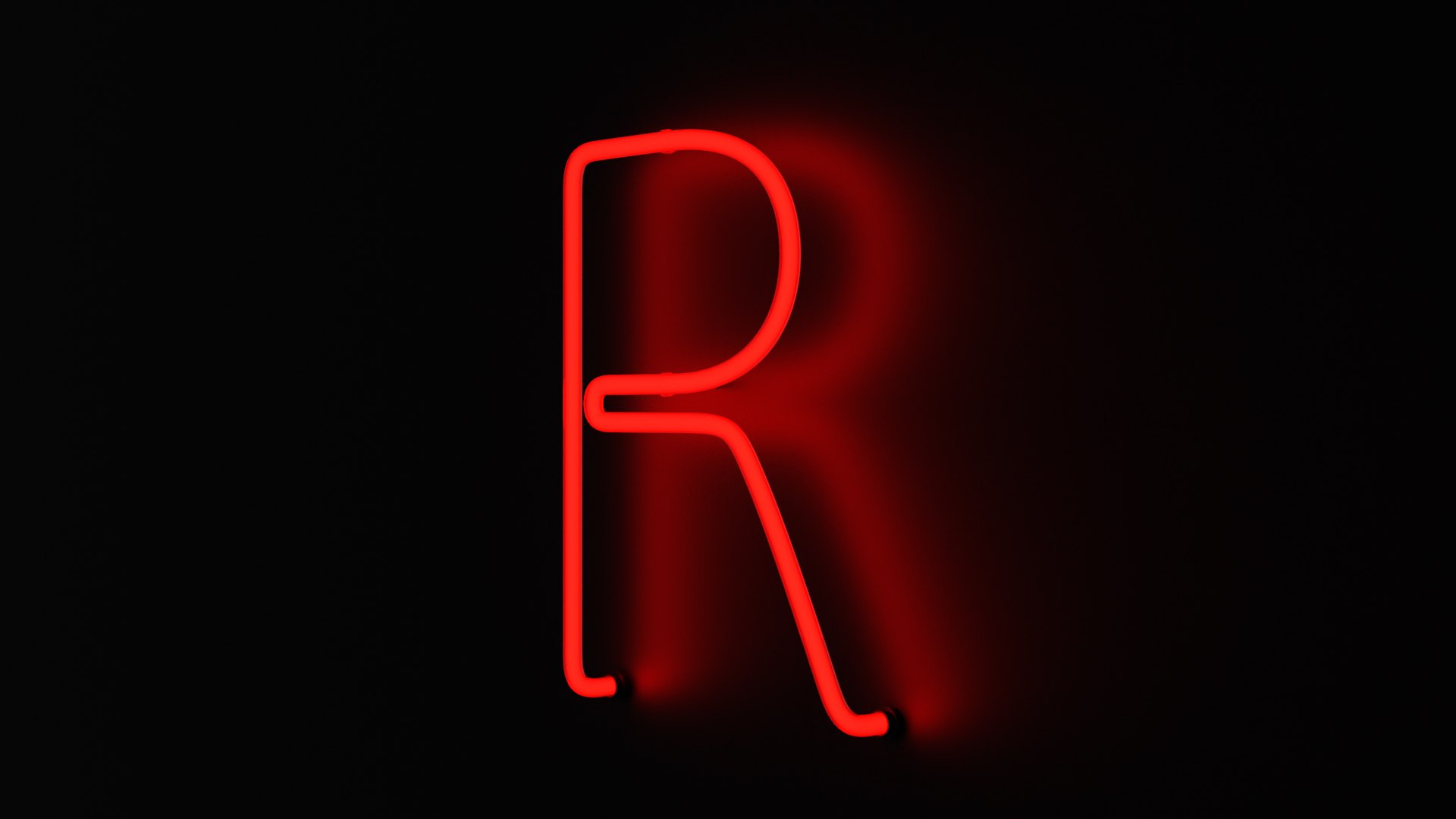 3D Neon Red Alphabet R Model - TurboSquid 2154152