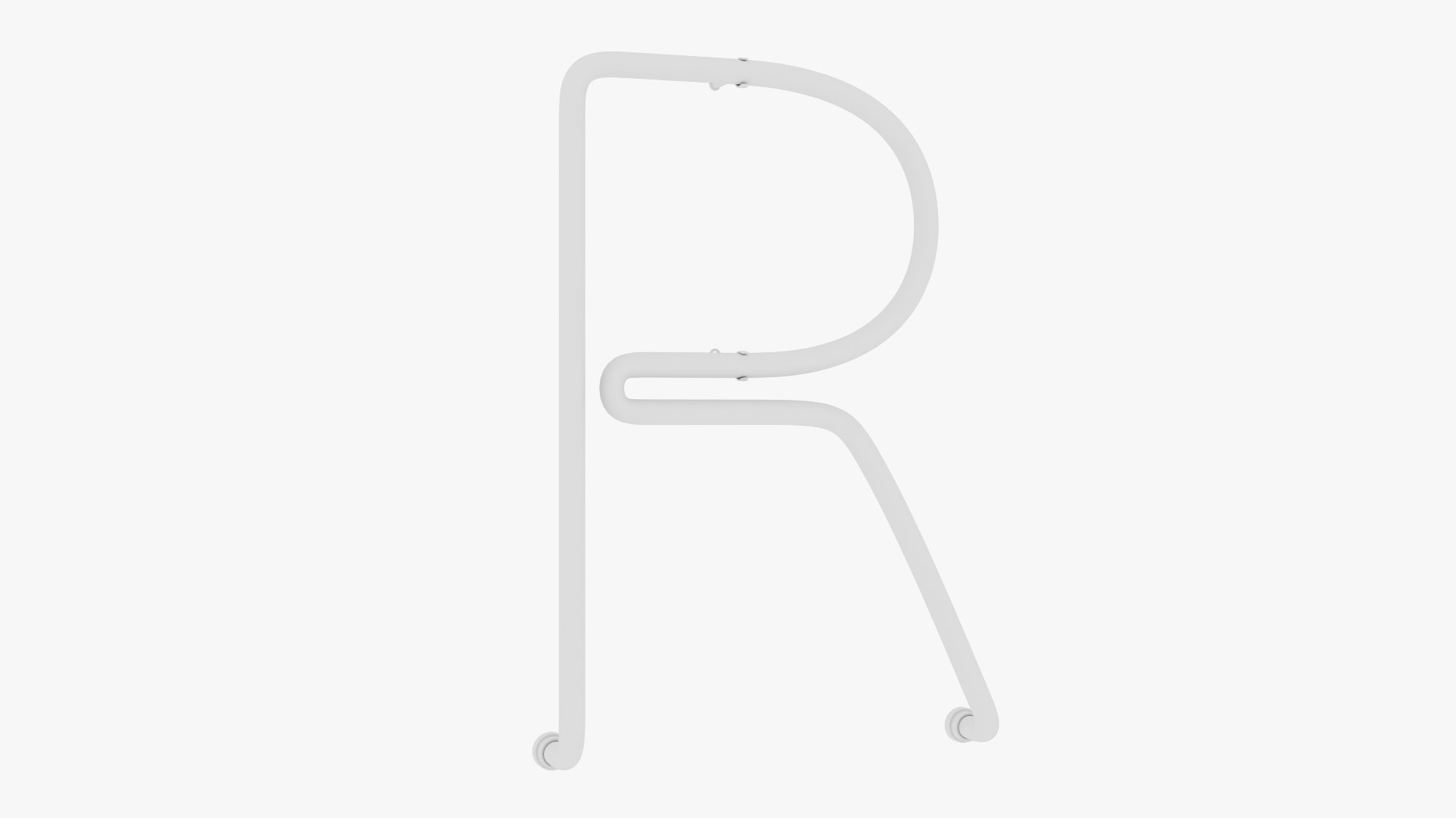 3D Neon Red Alphabet R Model - TurboSquid 2154152