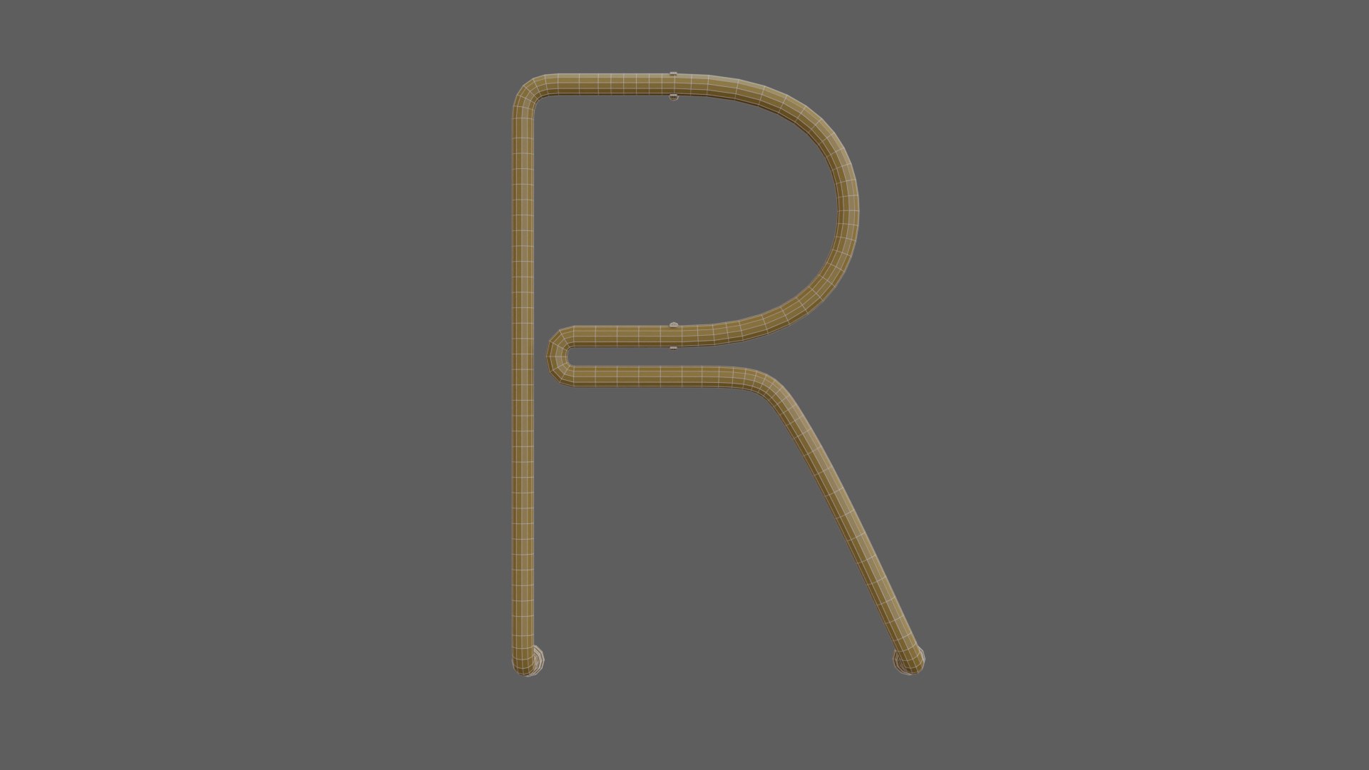3D Neon Red Alphabet R Model - TurboSquid 2154152