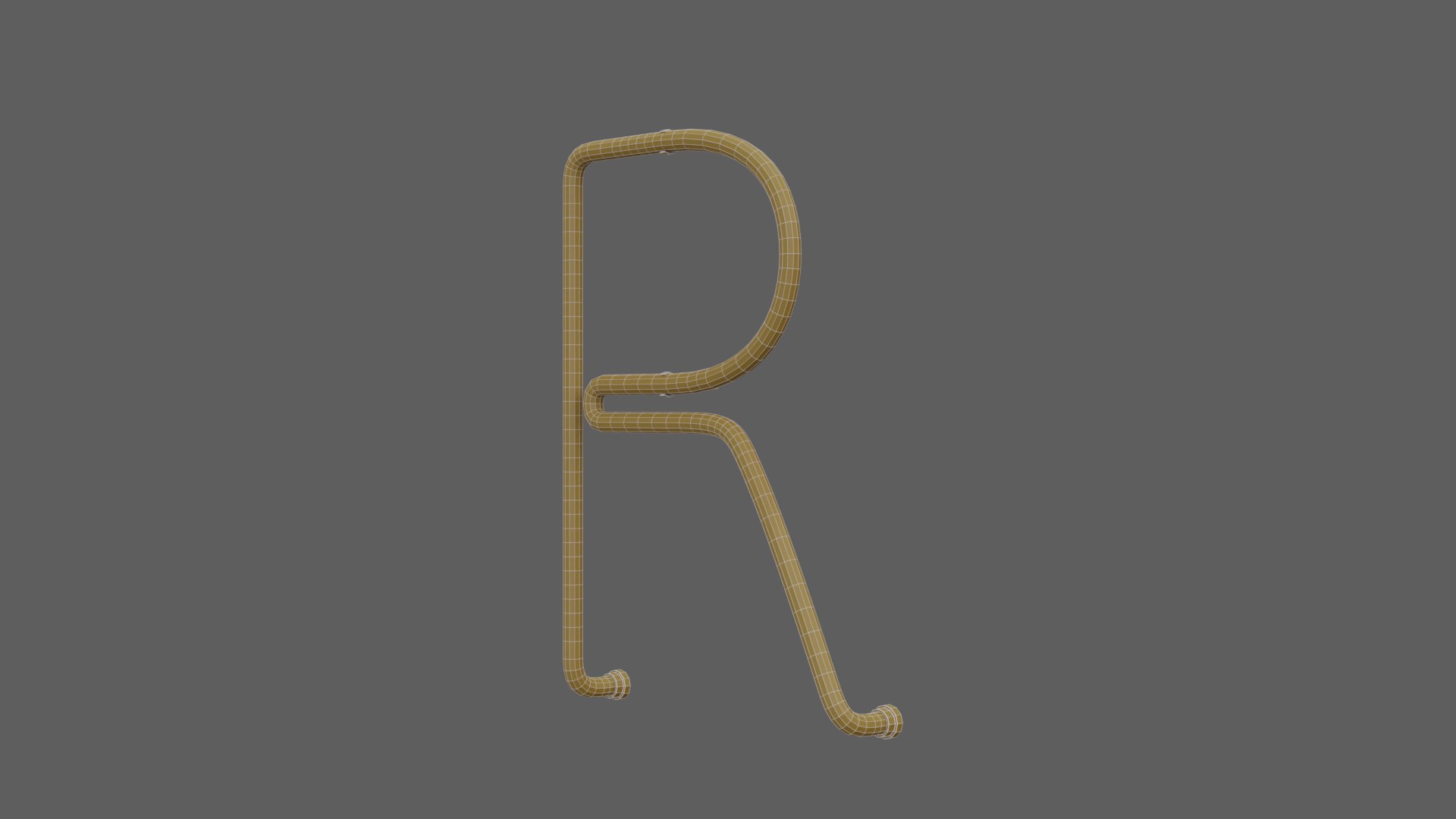 3D Neon Red Alphabet R Model - TurboSquid 2154152