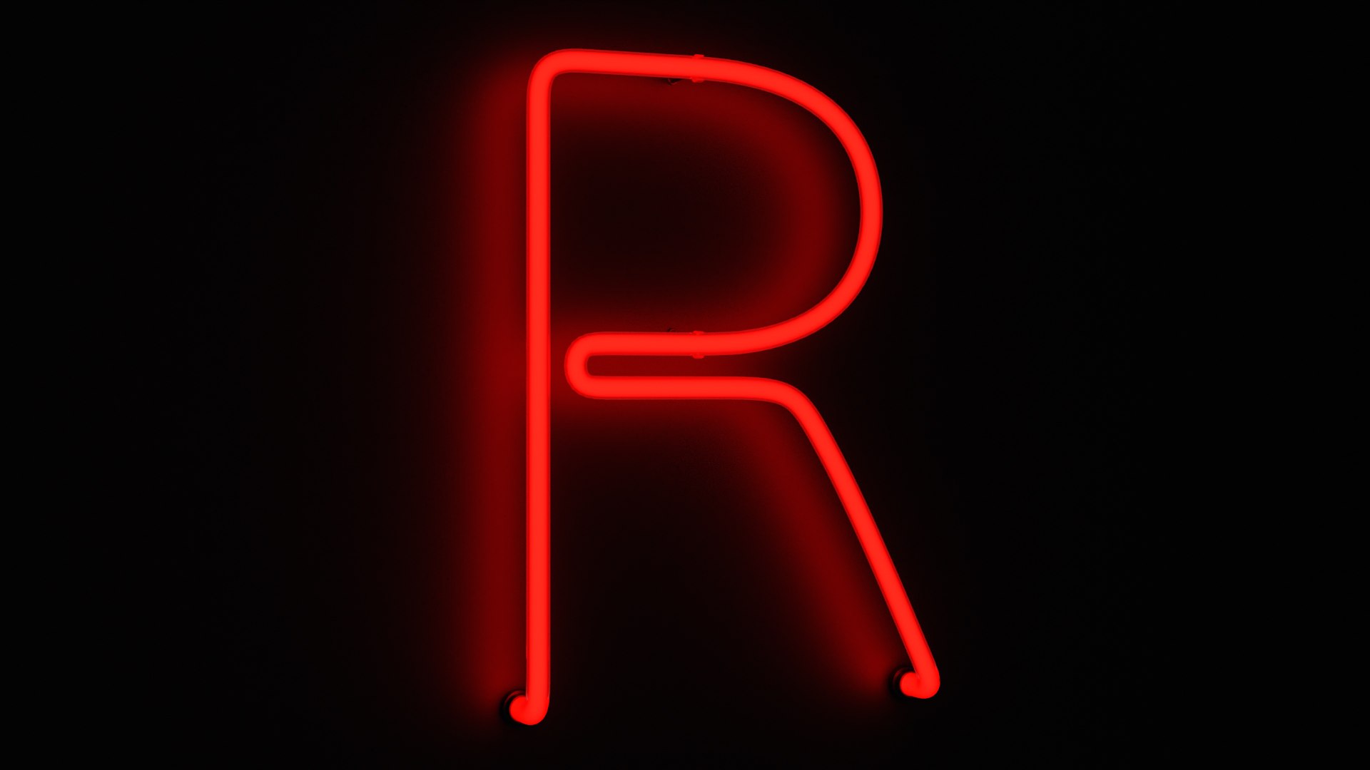 3D Neon Red Alphabet R Model - TurboSquid 2154152