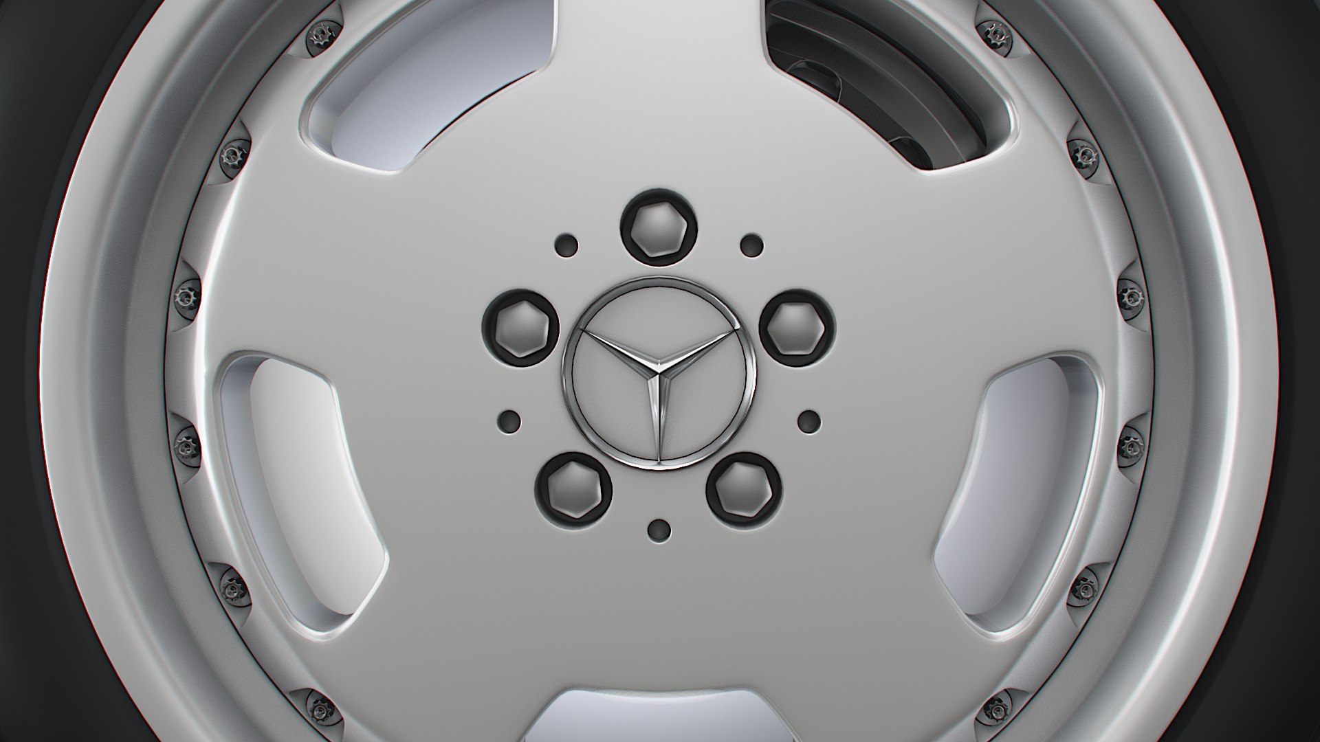 3D Mercedes Benz AMG Aero II Wheel Model - TurboSquid 2021999