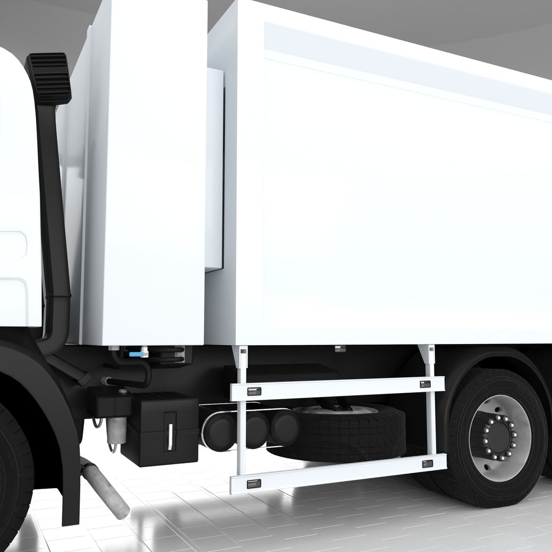 3D Container Washing Garbage Truck - TurboSquid 1730948