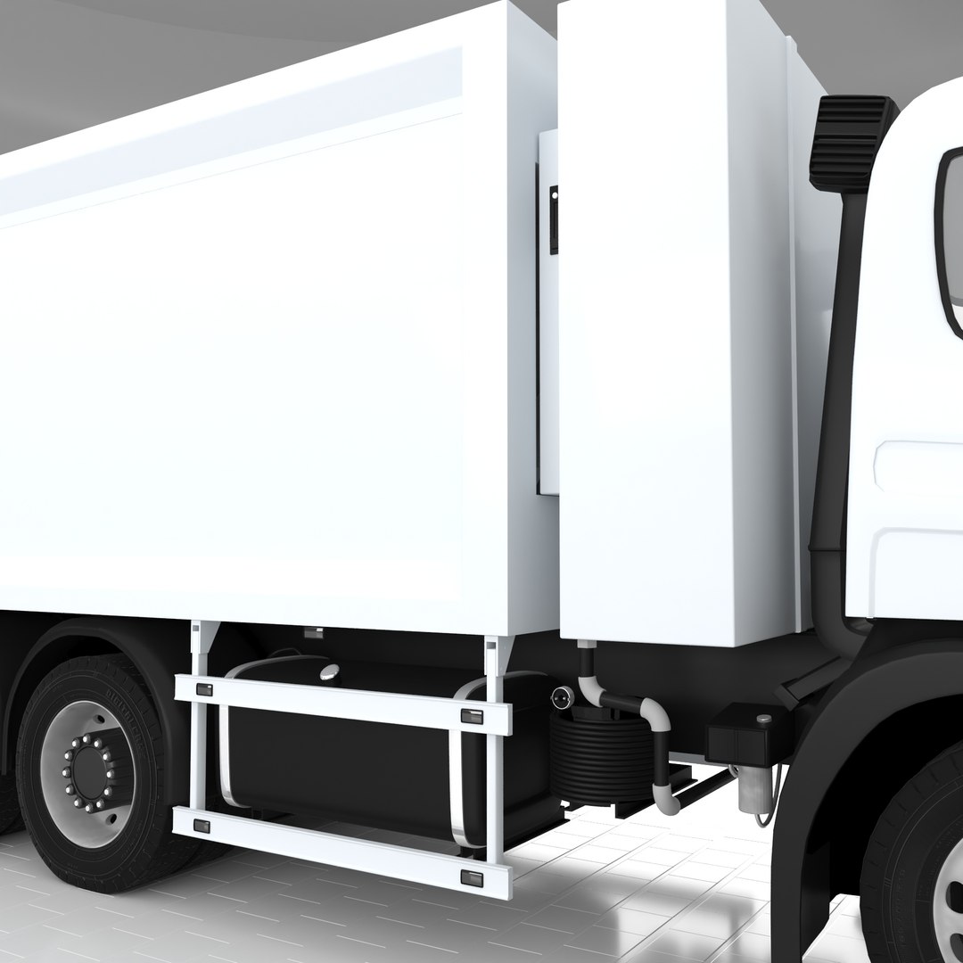 3D Container Washing Garbage Truck - TurboSquid 1730948