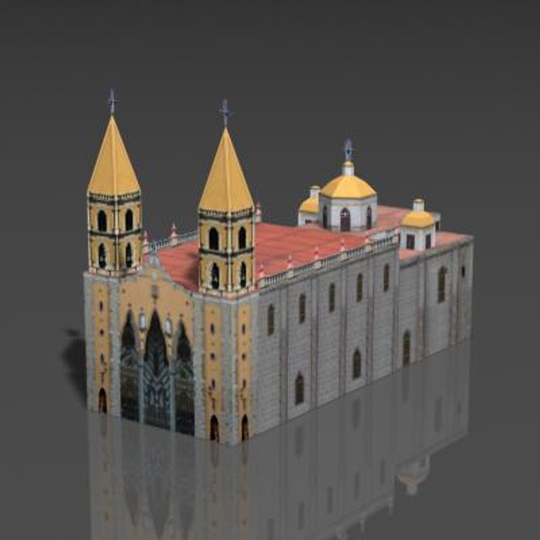 3d model building cathedral