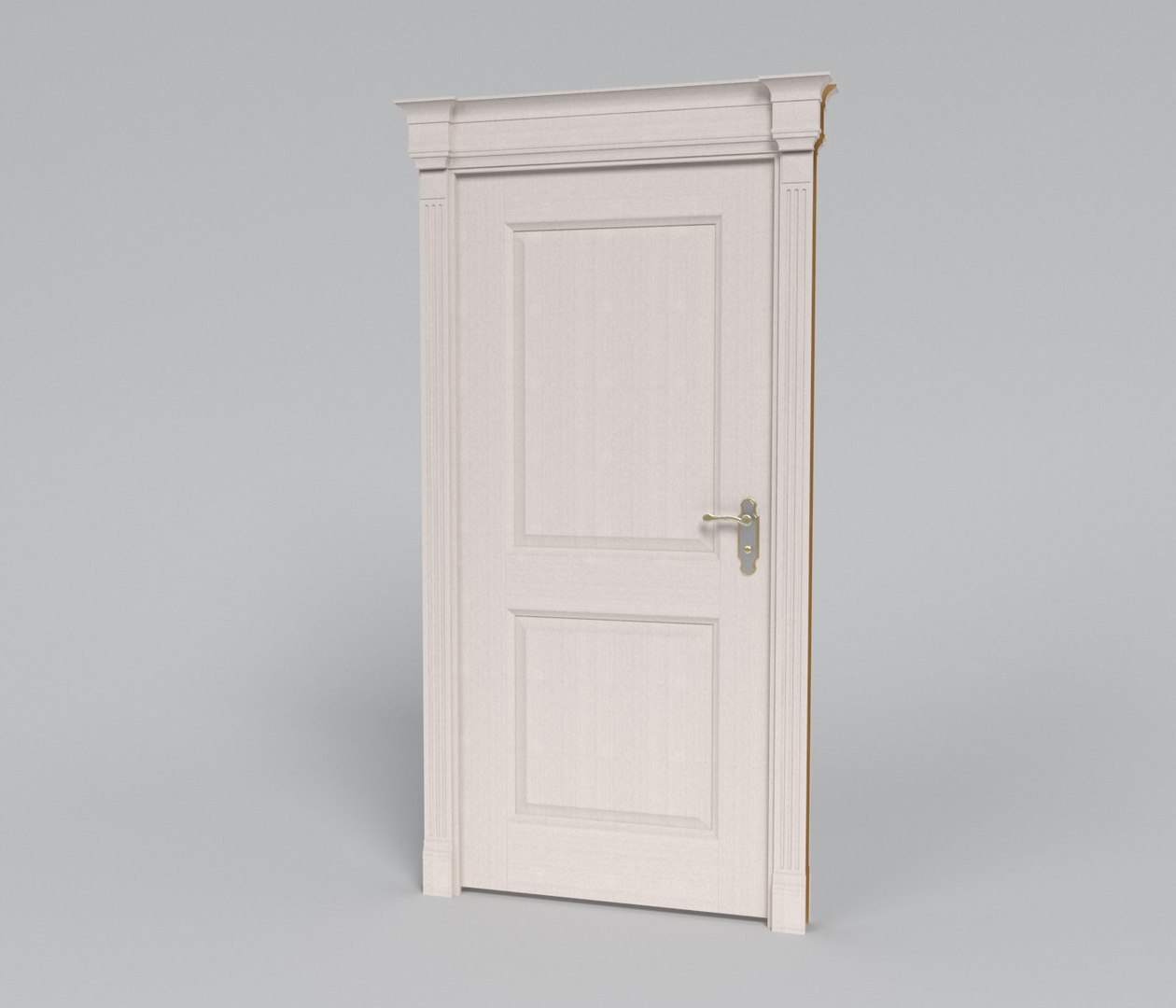 realistic door 3d model