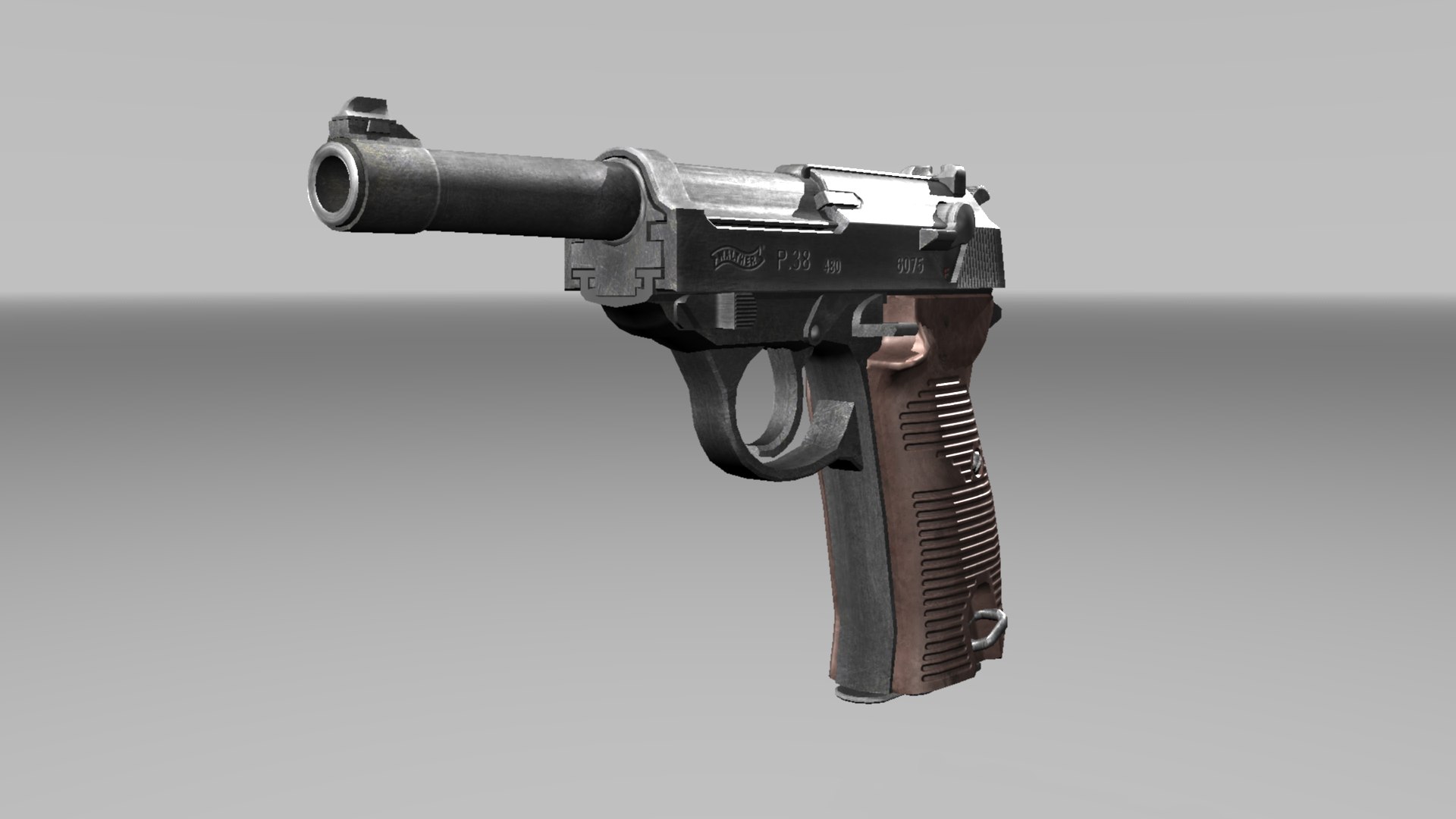 Walther P38 3D Model - TurboSquid 2198129