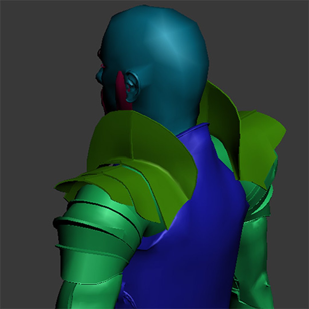 Fantasy Knight 3d Model