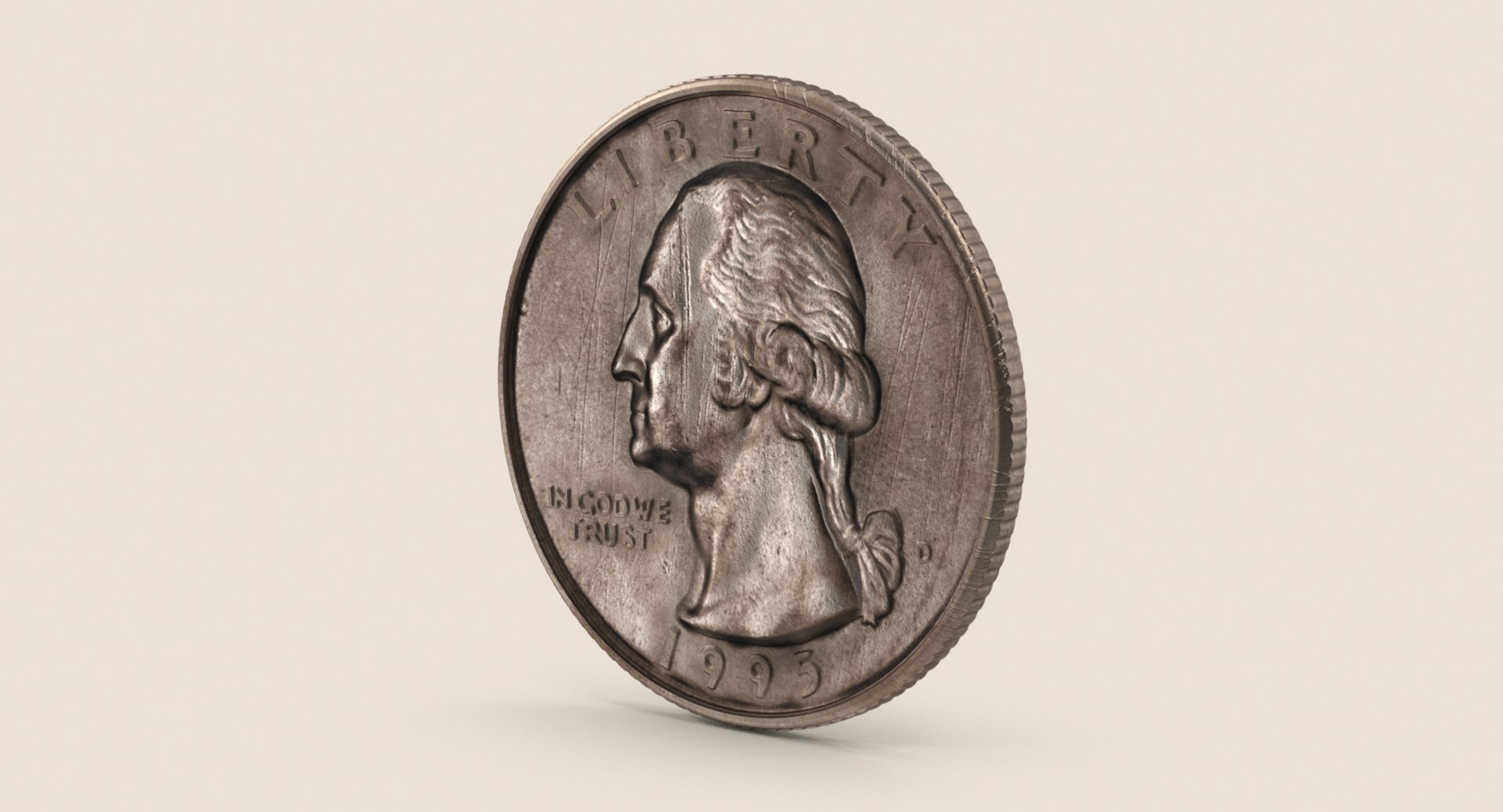 3d Quarter Vertice Model