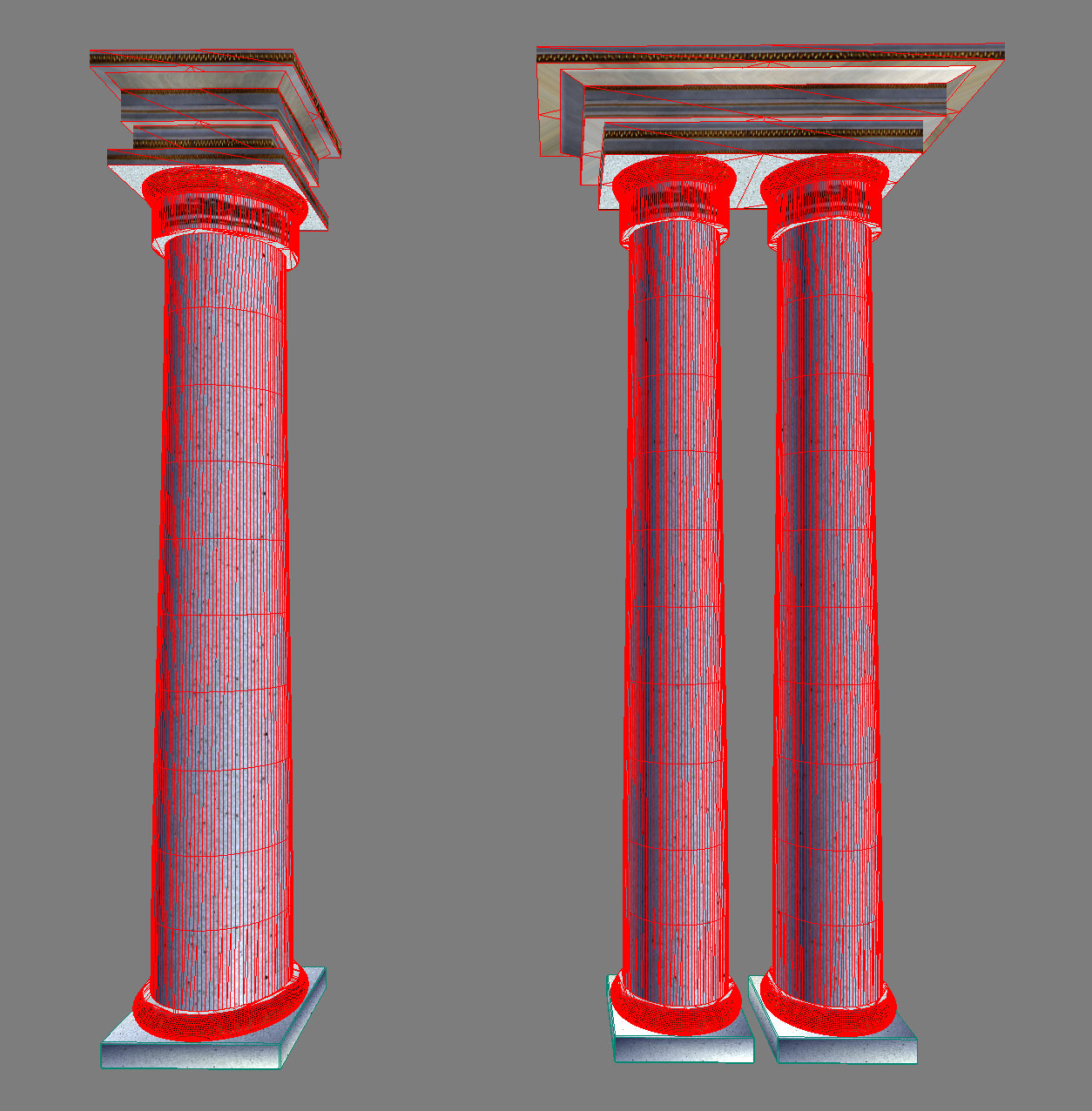 free max mode antique pillar