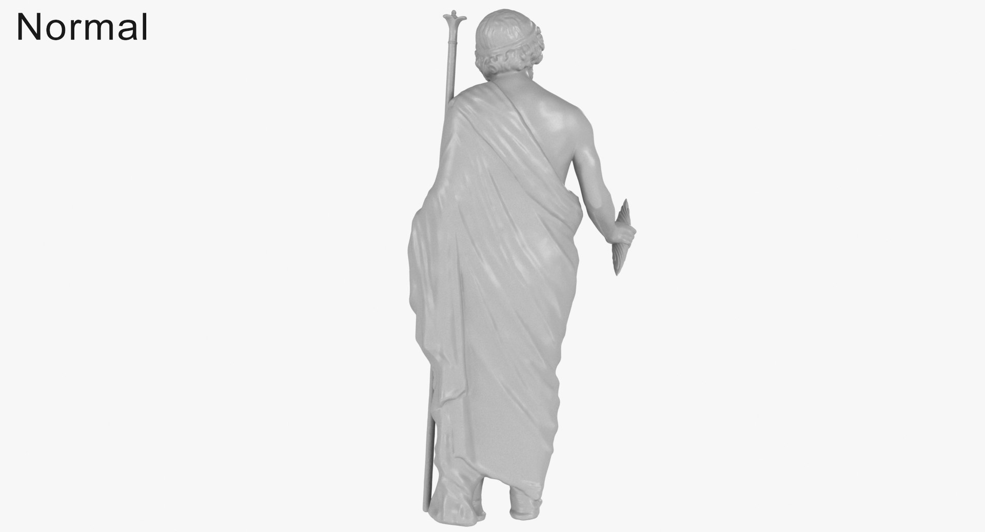 3D Zeus Statue 2 Bronze - TurboSquid 2129116