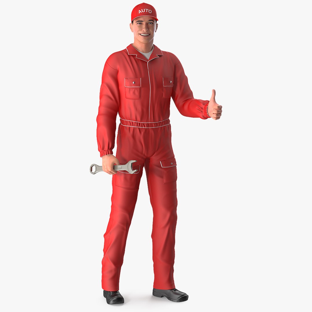 3D auto mechanic rigged modo - TurboSquid 1579568