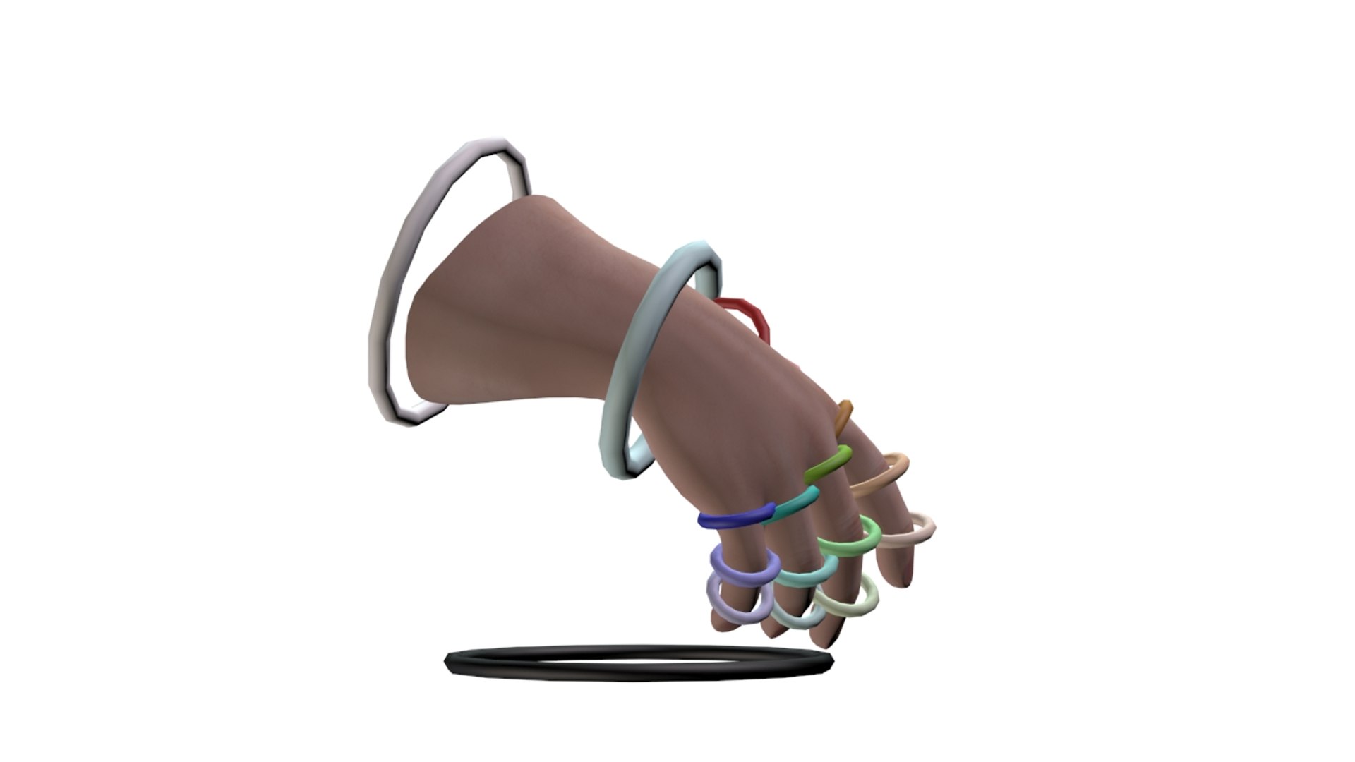 3d Hand Rigged Model