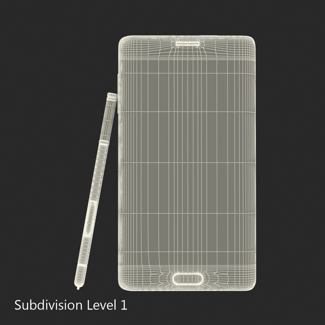 Samsung Galaxy Note Edge 3d Model