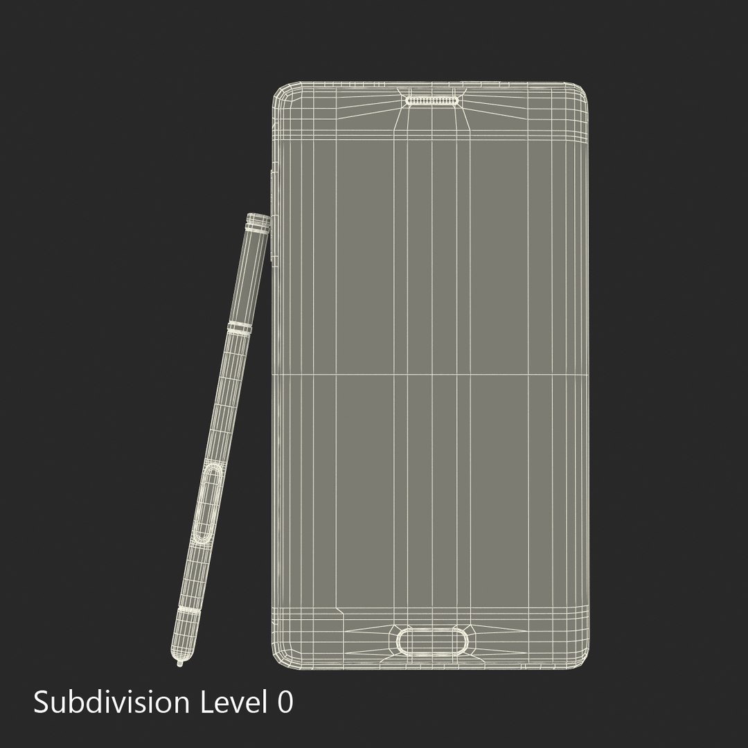 Samsung Galaxy Note Edge 3d Model