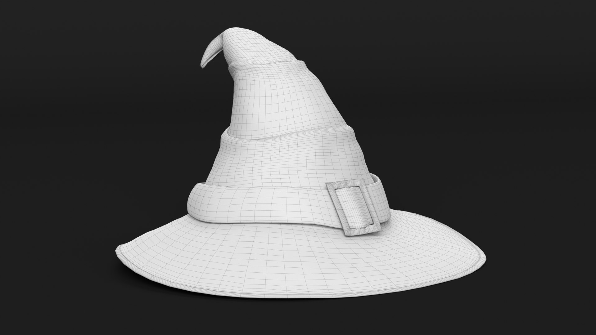 Old Witch Hat 3D Model - TurboSquid 2115991