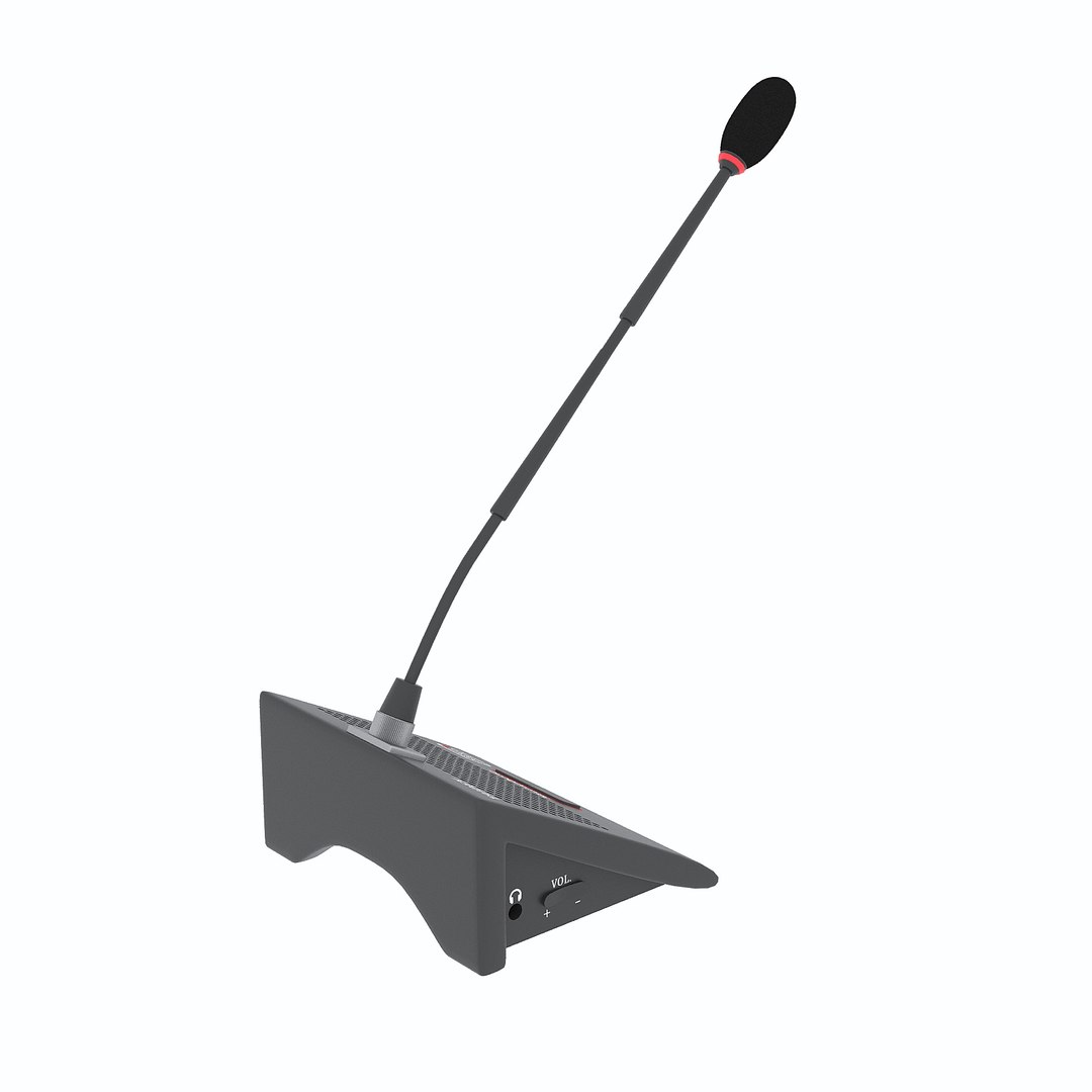 Conference System Microphone 3D Model - TurboSquid 2047762