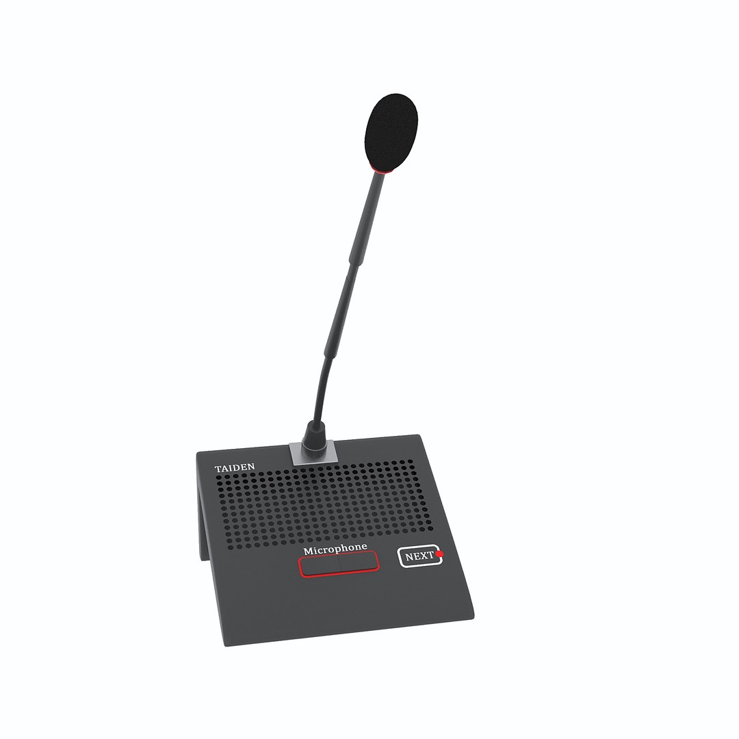 Conference System Microphone 3D Model - TurboSquid 2047762