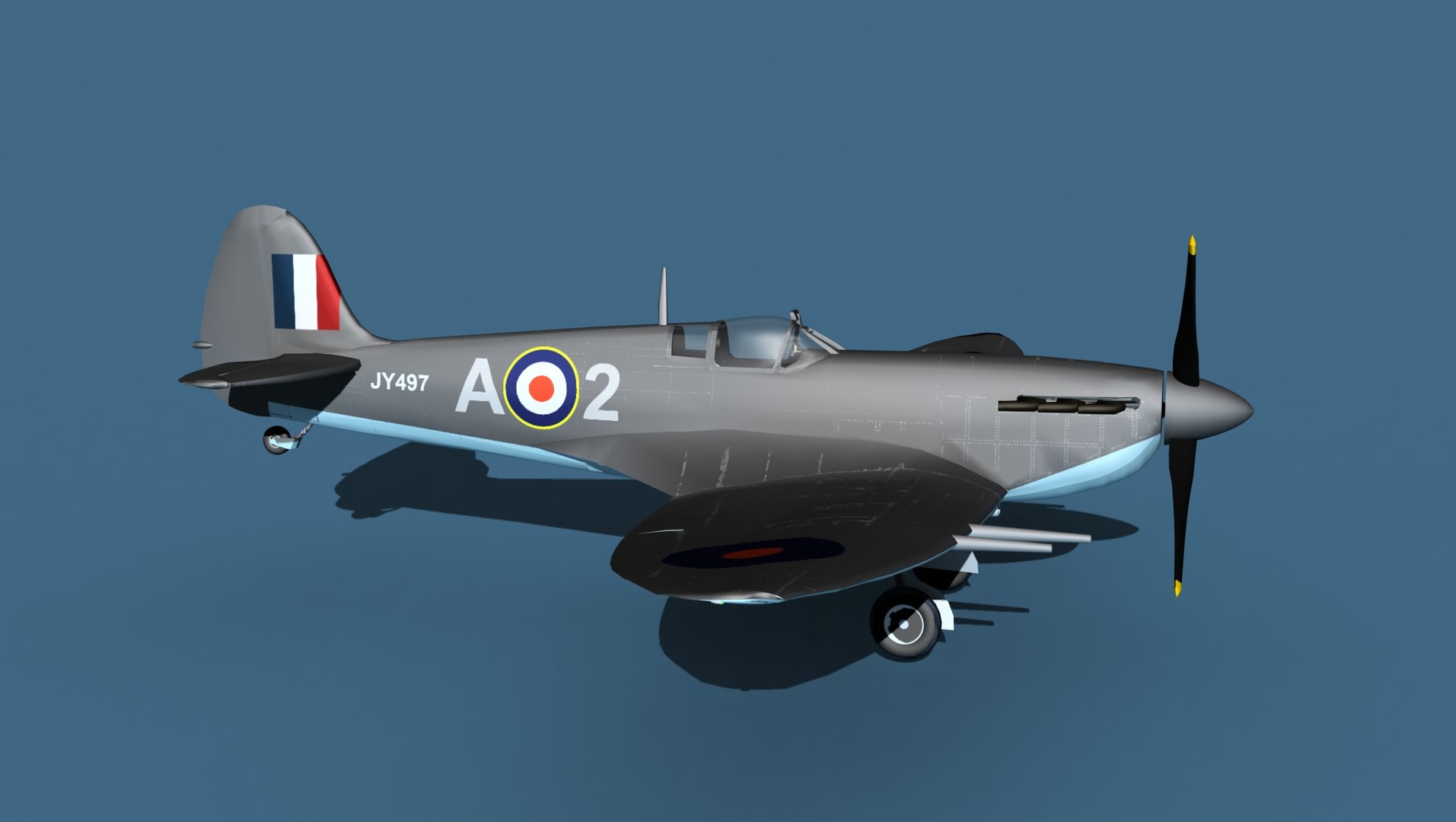 Supermarine Spitfire MkVI V04 3D Model - TurboSquid 1925153