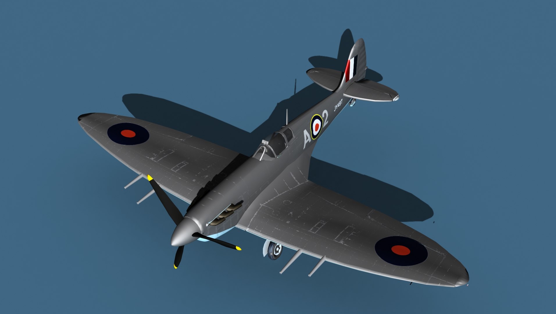 Supermarine Spitfire MkVI V04 3D Model - TurboSquid 1925153
