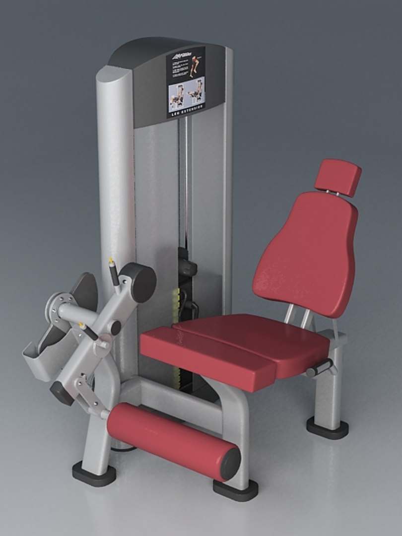 3ds Max Fitness Equipment