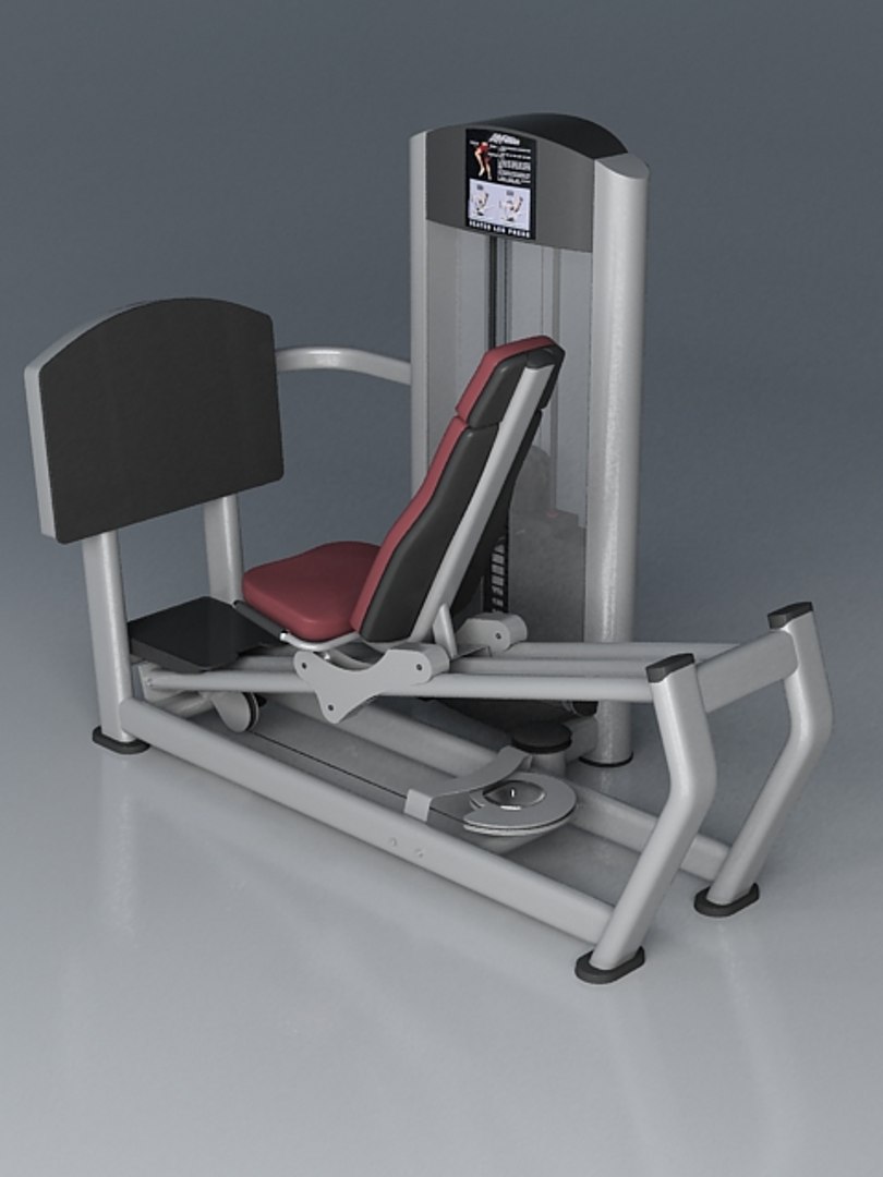 3ds Max Fitness Equipment