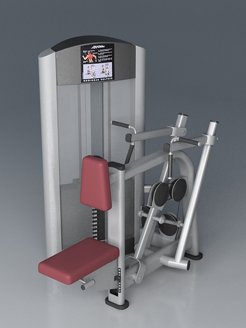 3ds Max Fitness Equipment