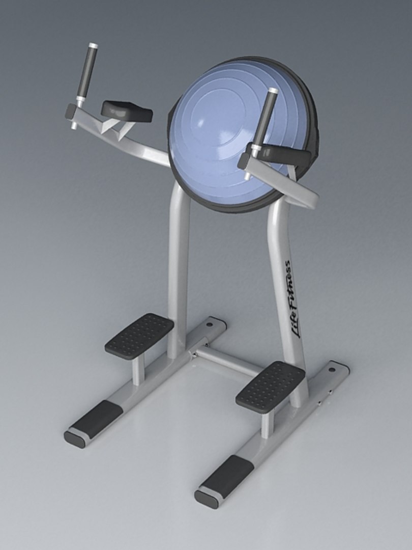 3ds Max Fitness Equipment