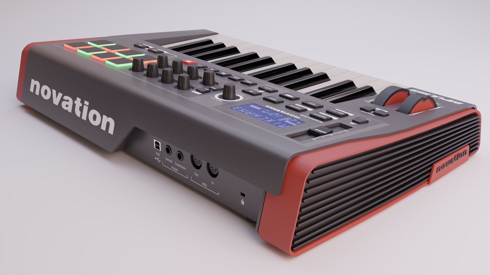 3D Model Novation Impulse 25 Midi Controller - TurboSquid 2225495