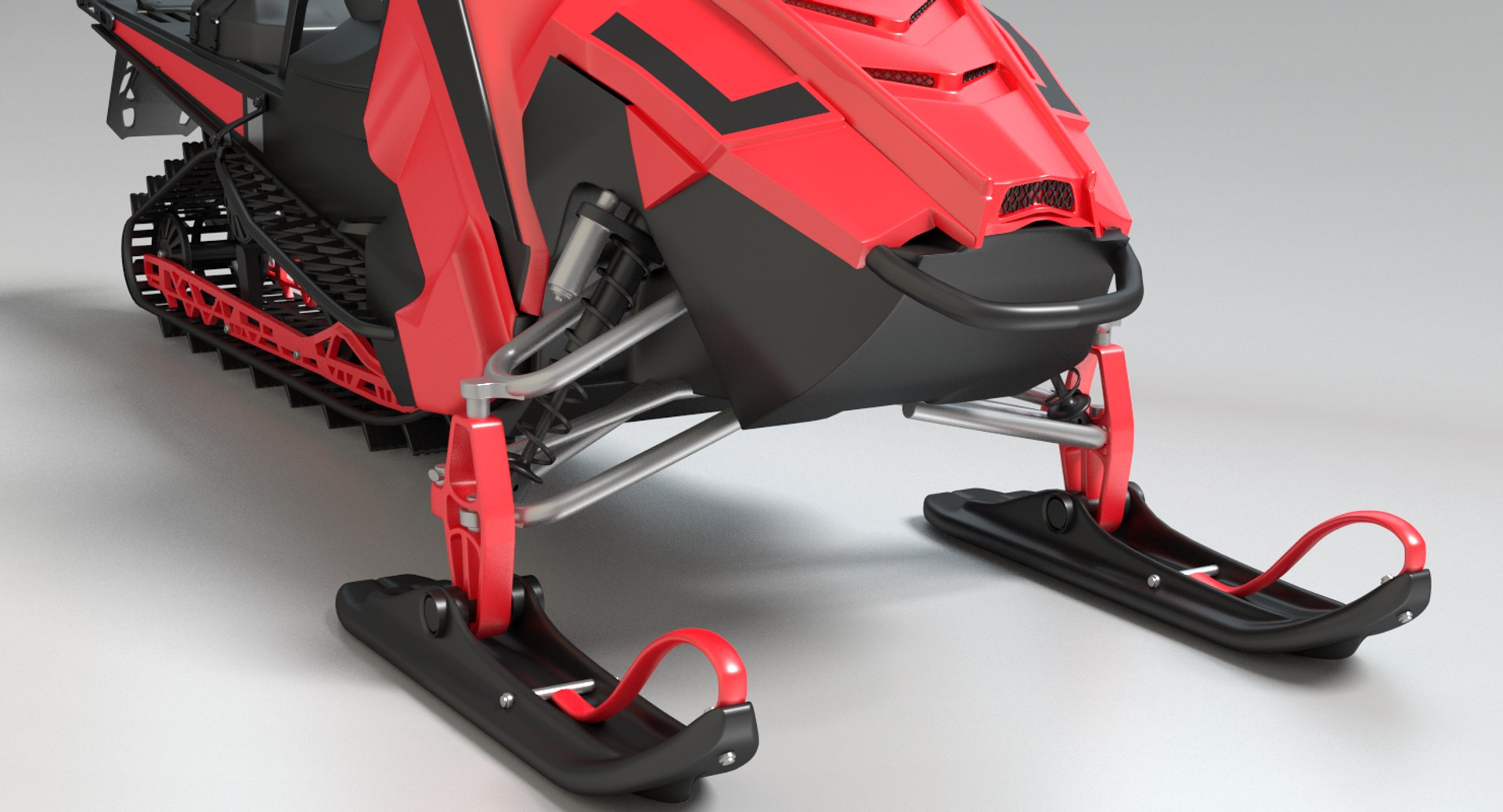 Snowmobile Snow Mobile 3d Model