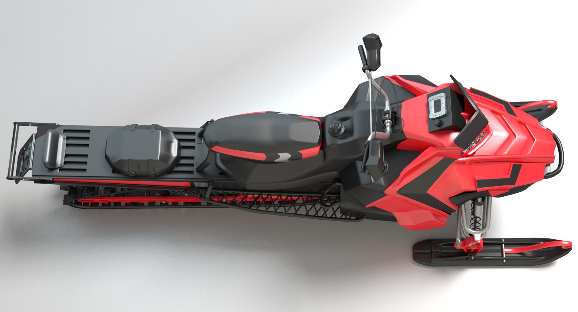 Snowmobile Snow Mobile 3d Model