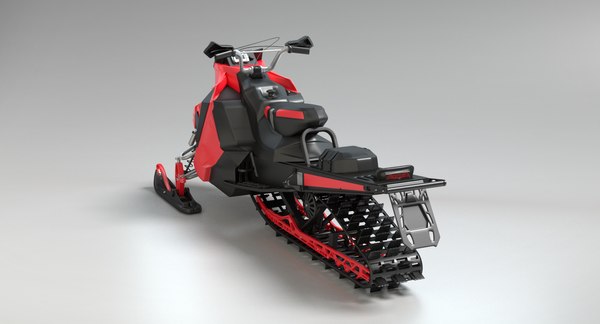 snowmobile snow mobile 3d model
