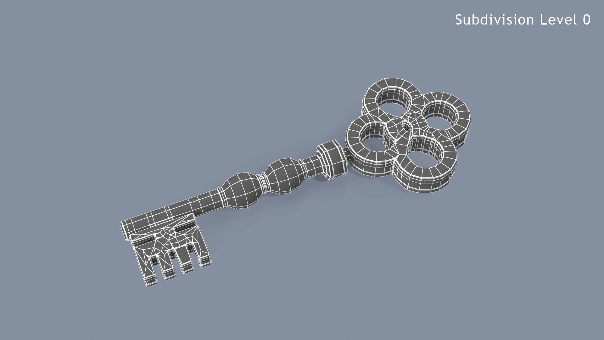 Key Silver 01 3D Model - TurboSquid 2003412