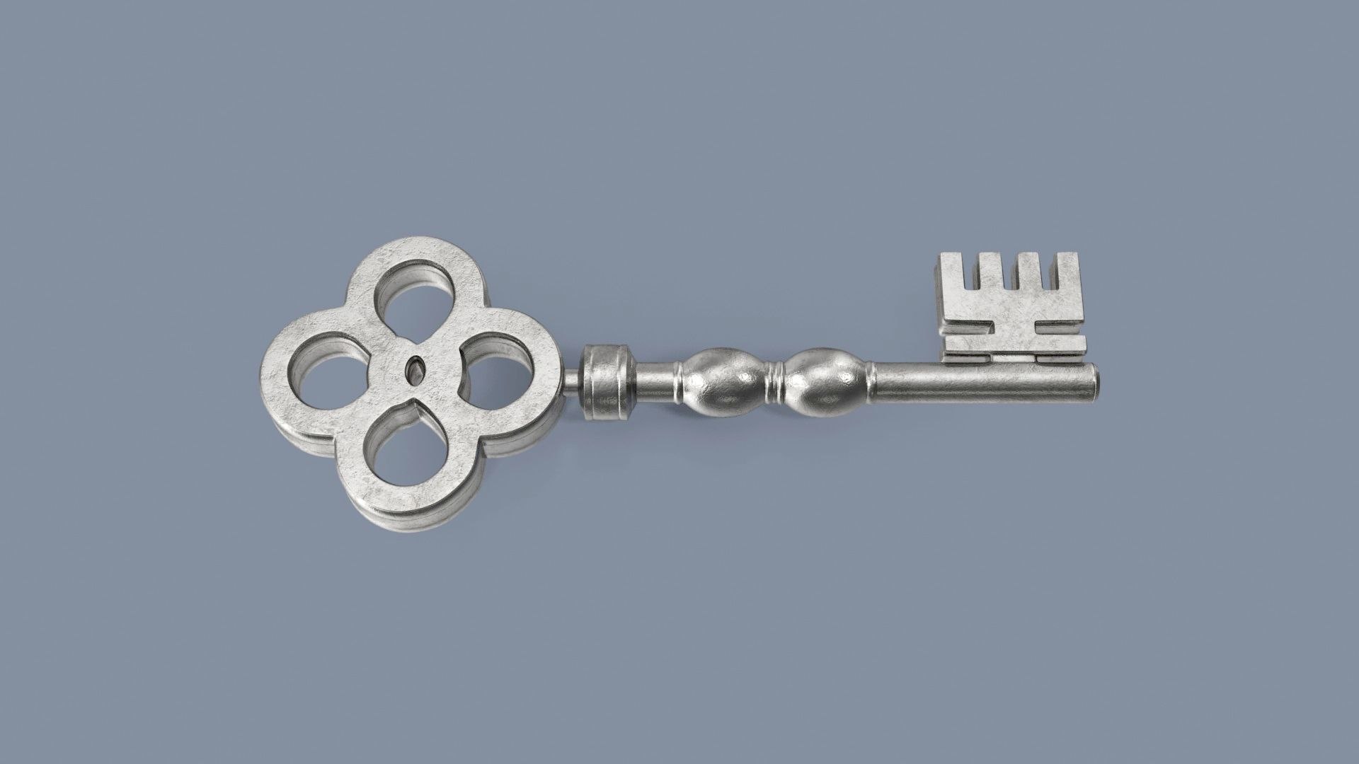 Key Silver 01 3D Model - TurboSquid 2003412