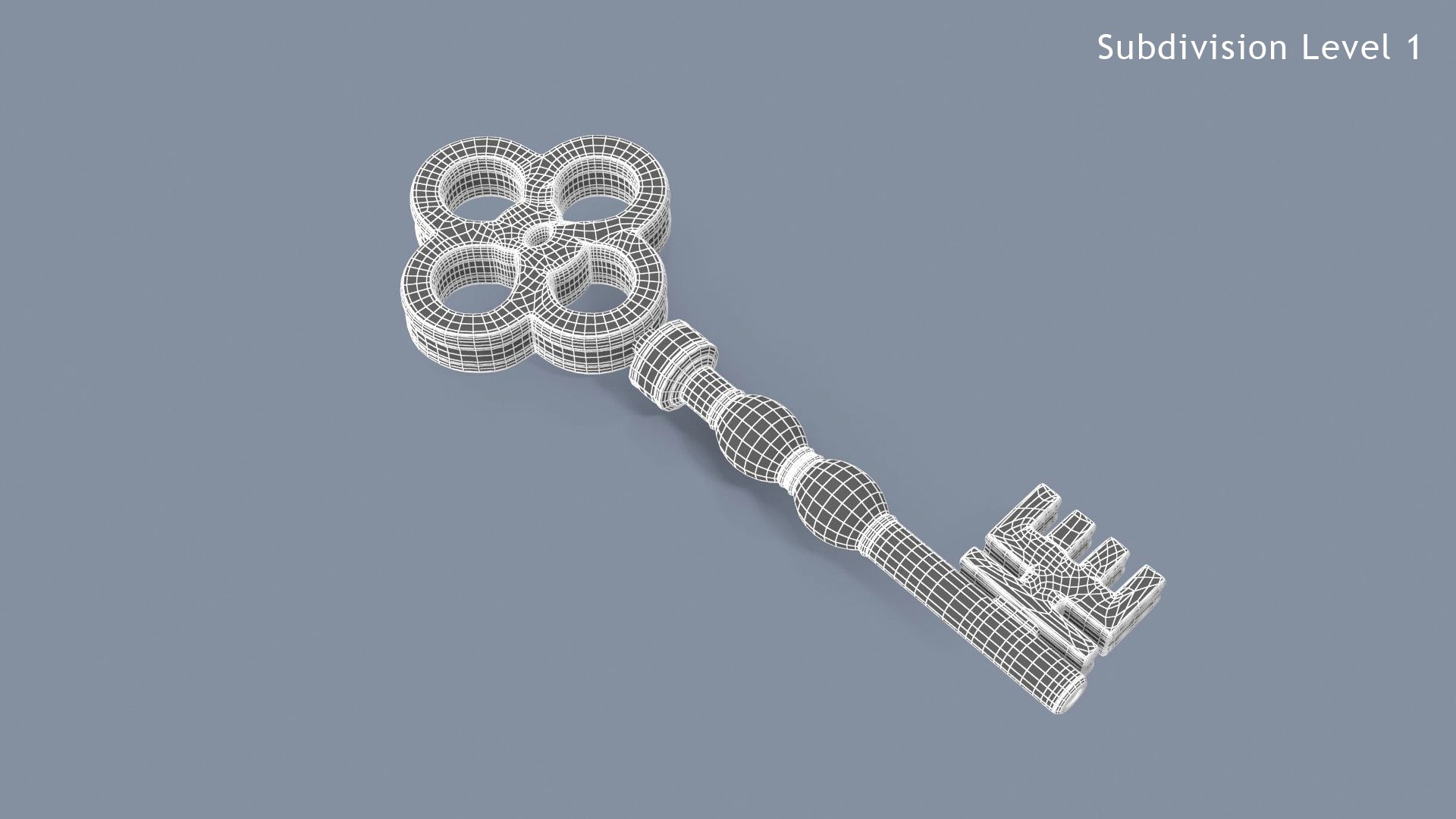 Key Silver 01 3D Model - TurboSquid 2003412