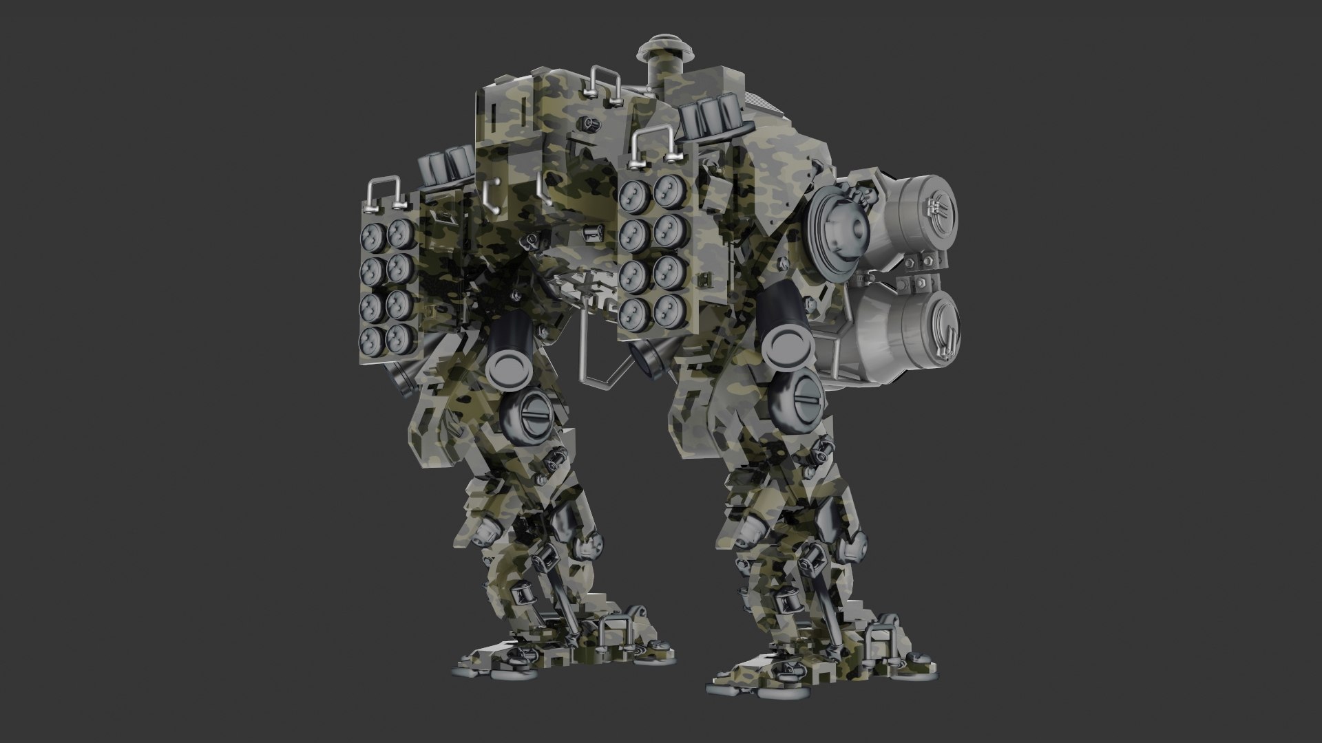 3D Heavy Mech Model - TurboSquid 1762693