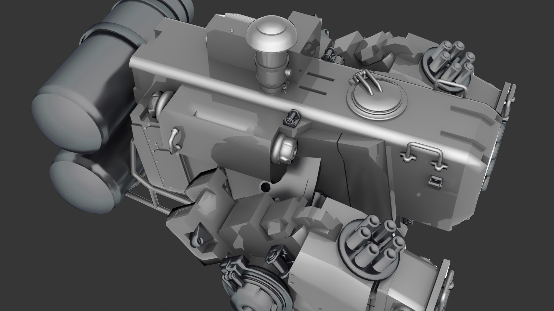 3D Heavy Mech Model - TurboSquid 1762693