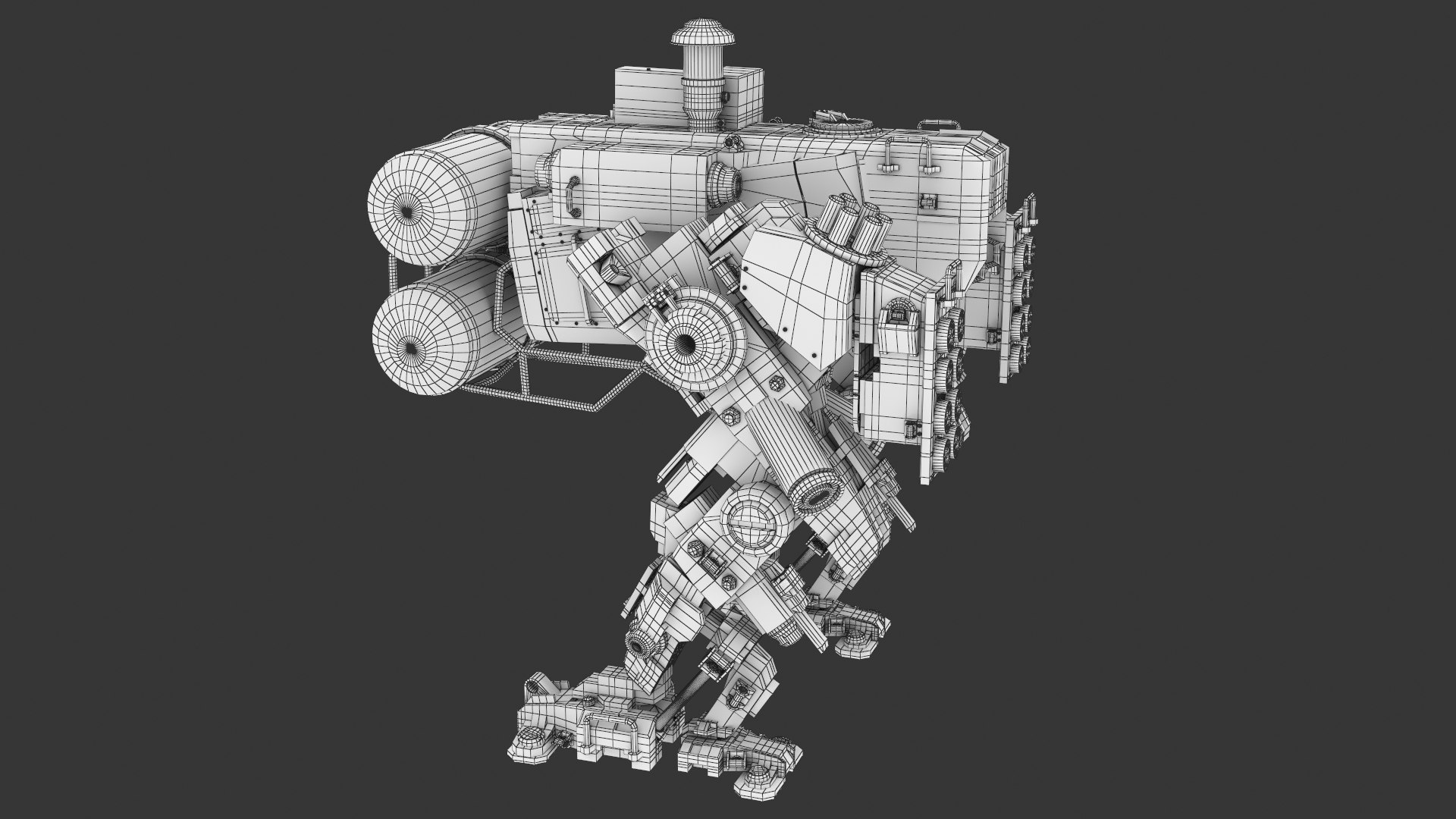 3D Heavy Mech Model - TurboSquid 1762693