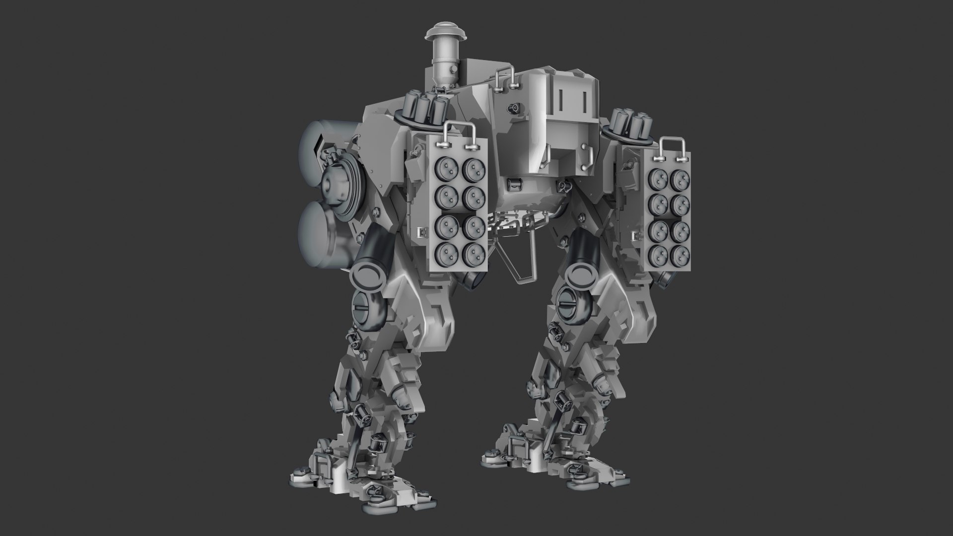 3D Heavy Mech Model - TurboSquid 1762693