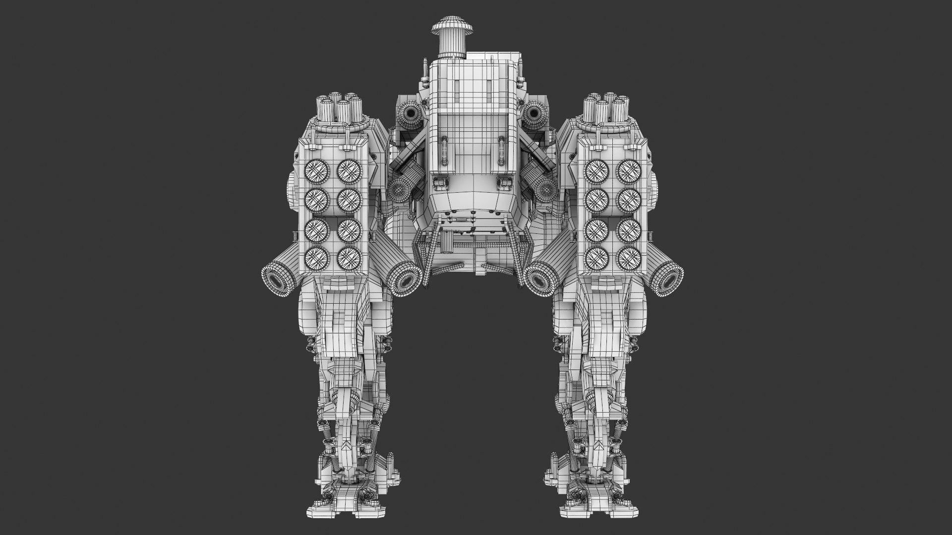 3D Heavy Mech Model - TurboSquid 1762693