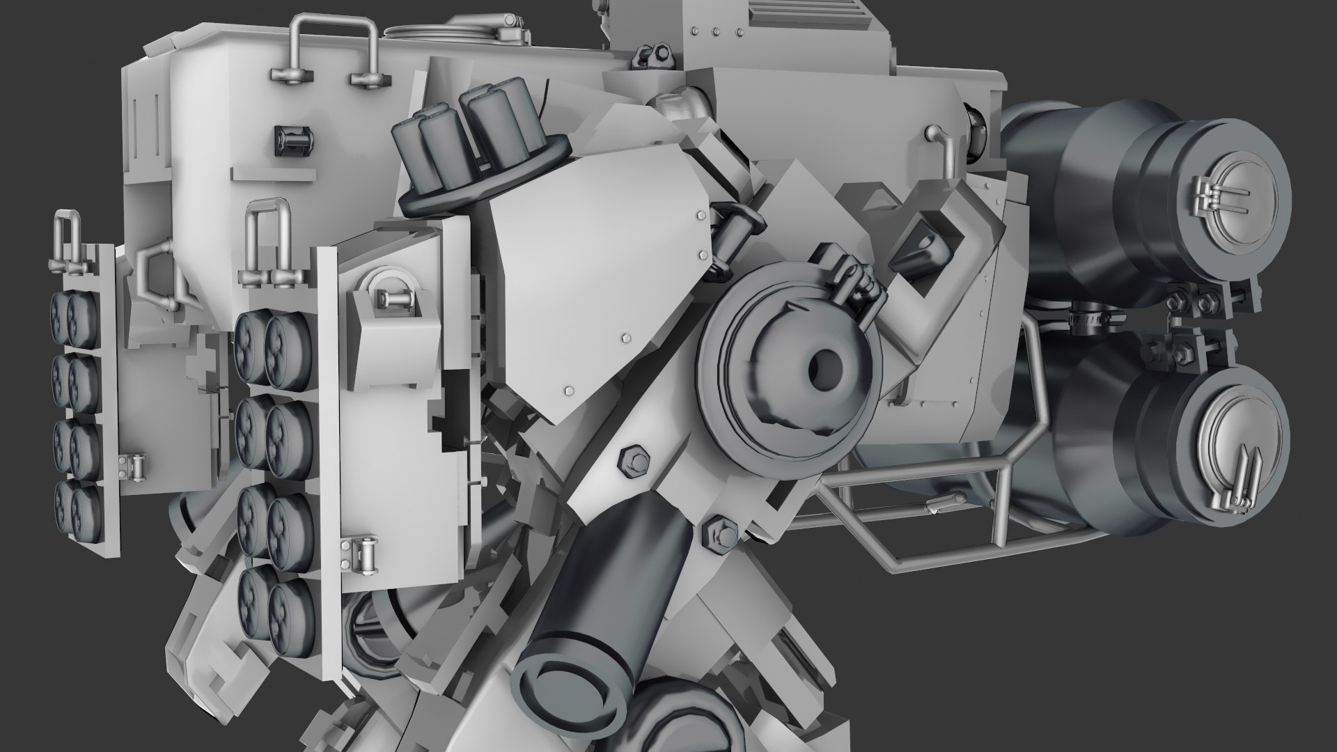 3D Heavy Mech Model - TurboSquid 1762693