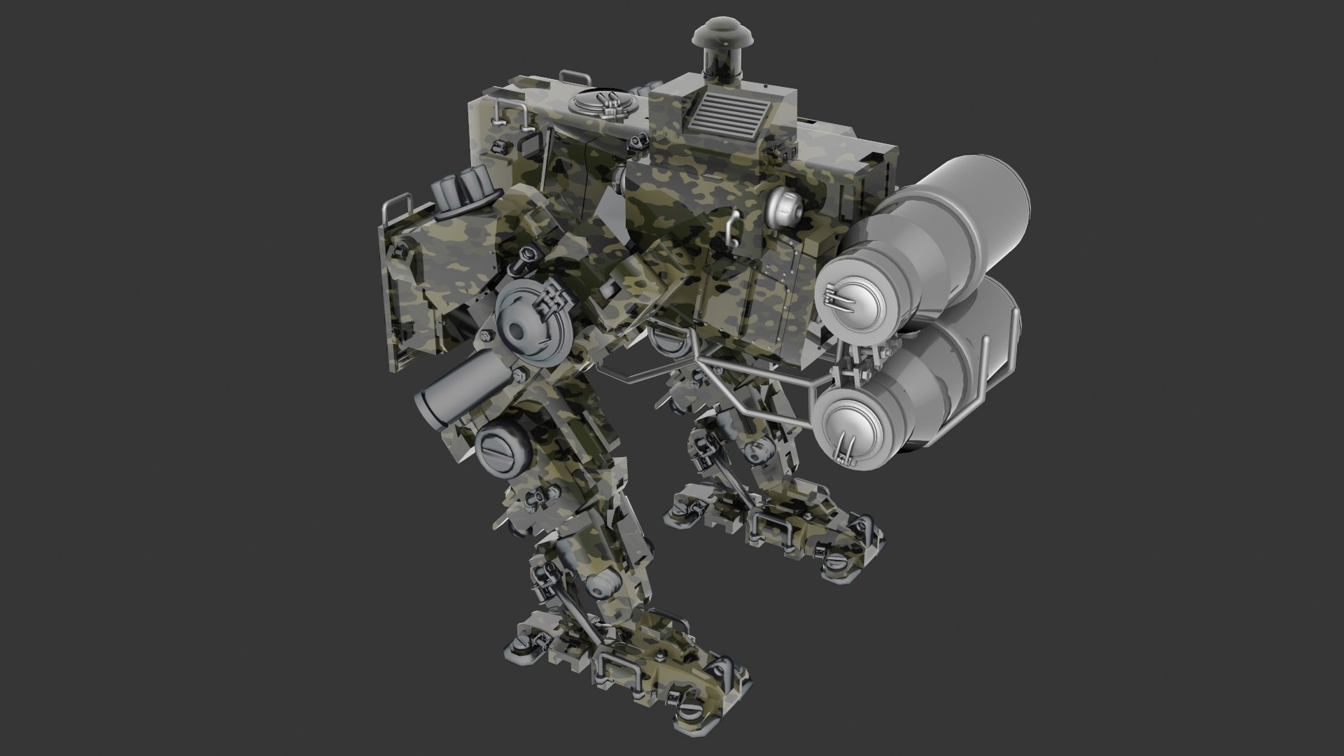 3D Heavy Mech Model - TurboSquid 1762693
