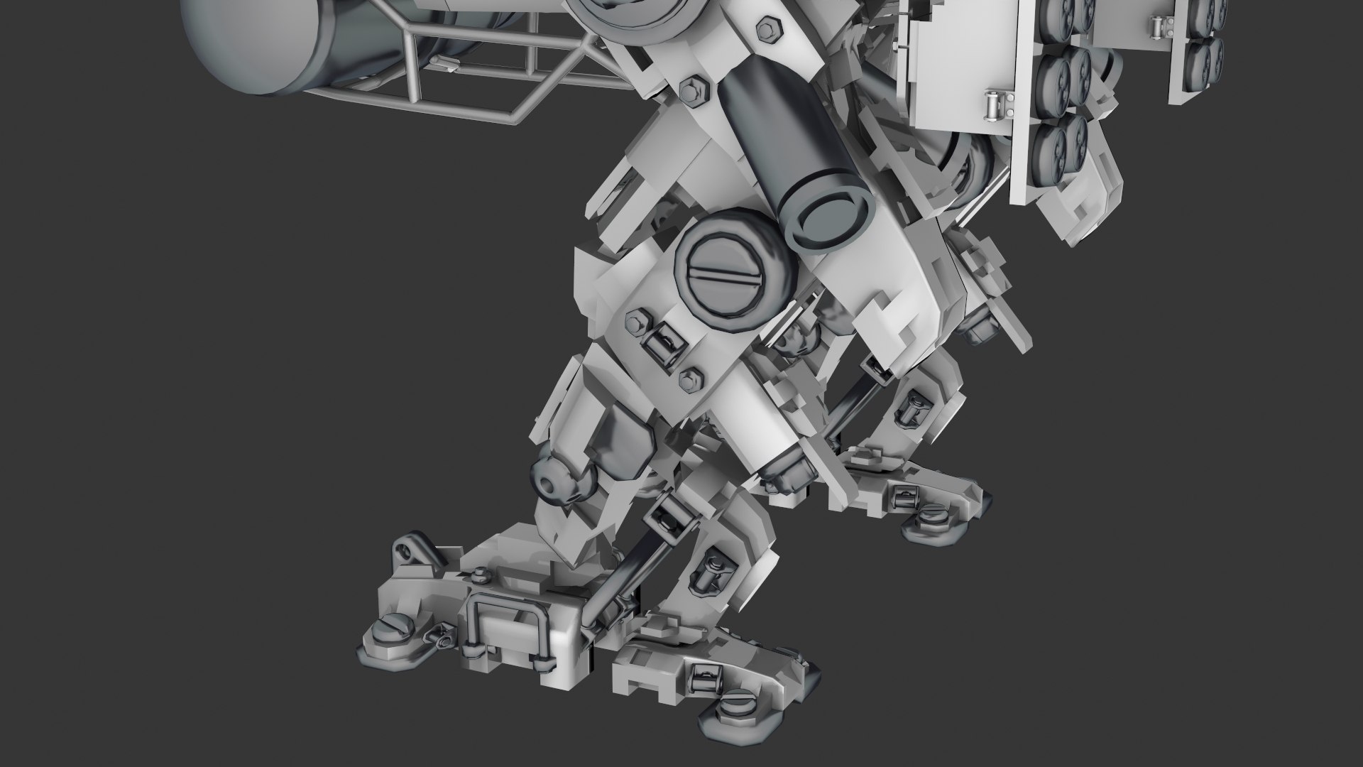 3D Heavy Mech Model - TurboSquid 1762693