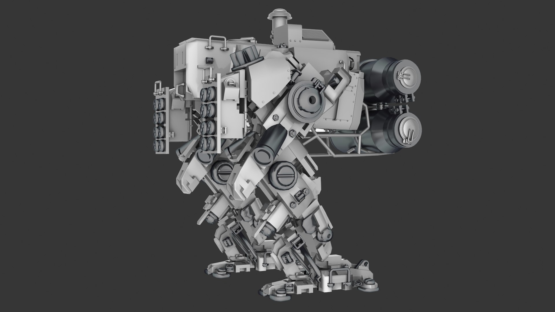 3D Heavy Mech Model - TurboSquid 1762693
