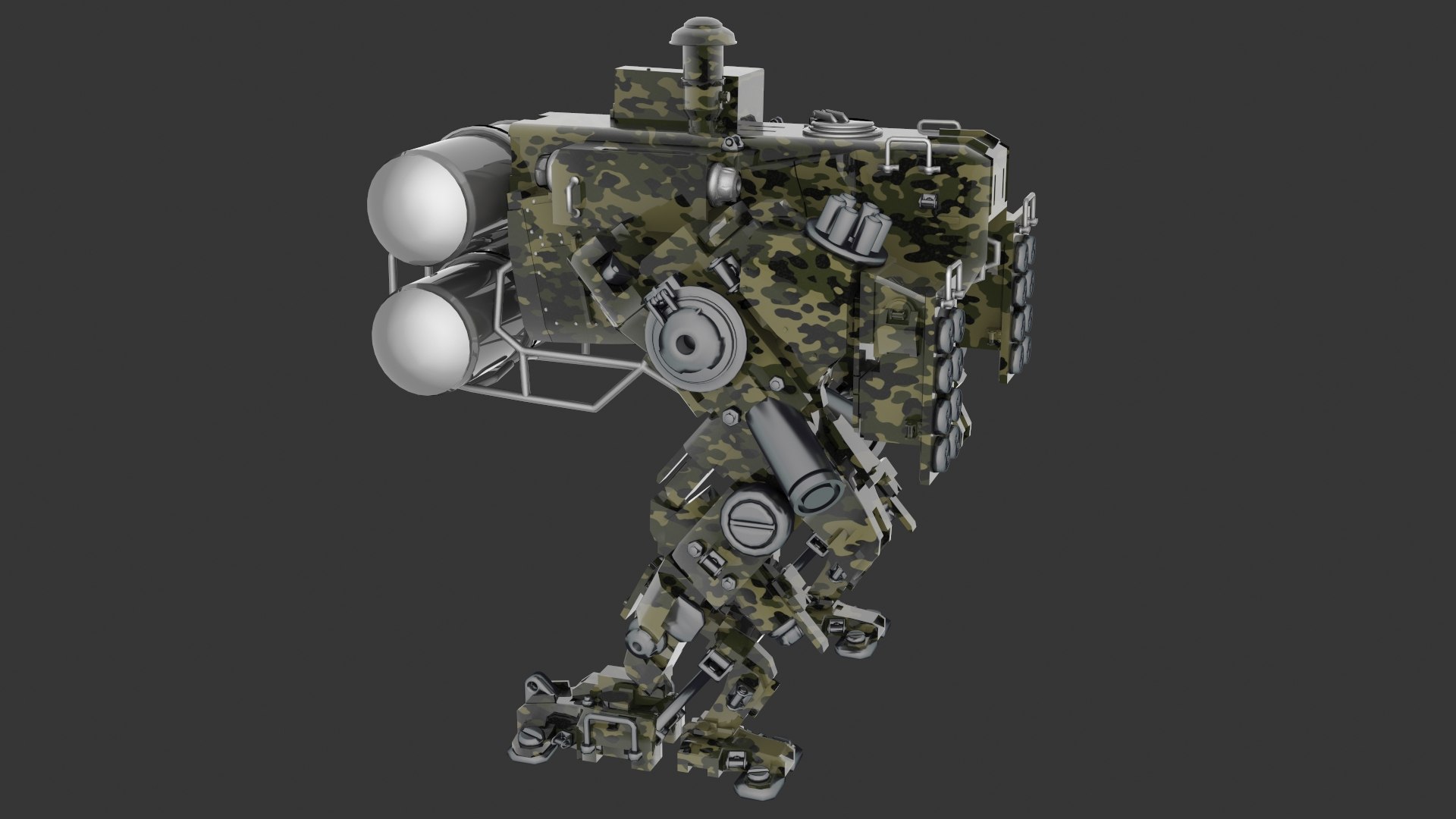 3D Heavy Mech Model - TurboSquid 1762693