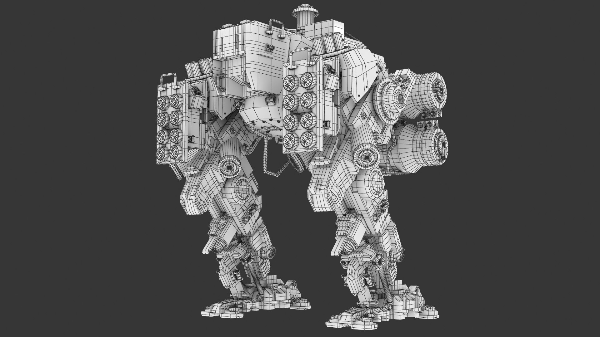 3D Heavy Mech Model - TurboSquid 1762693