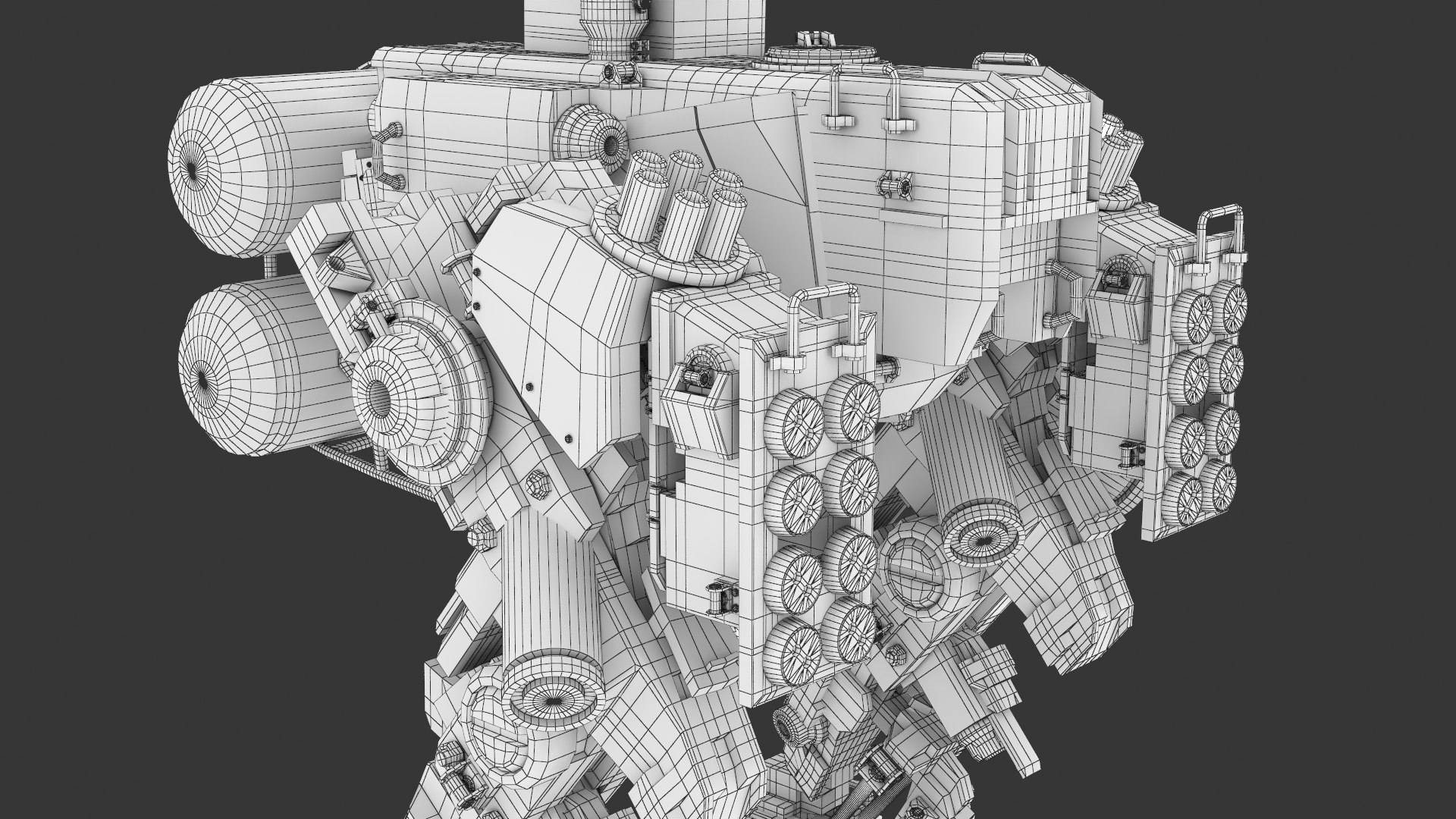 3D Heavy Mech Model - TurboSquid 1762693