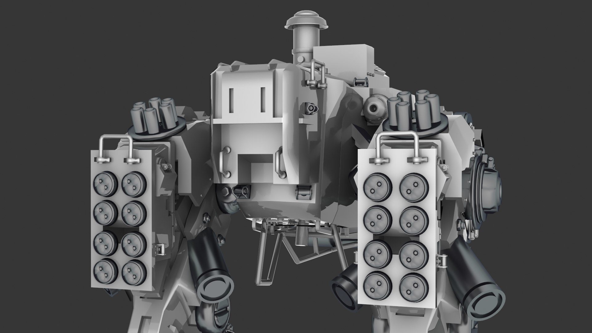 3D Heavy Mech Model - TurboSquid 1762693