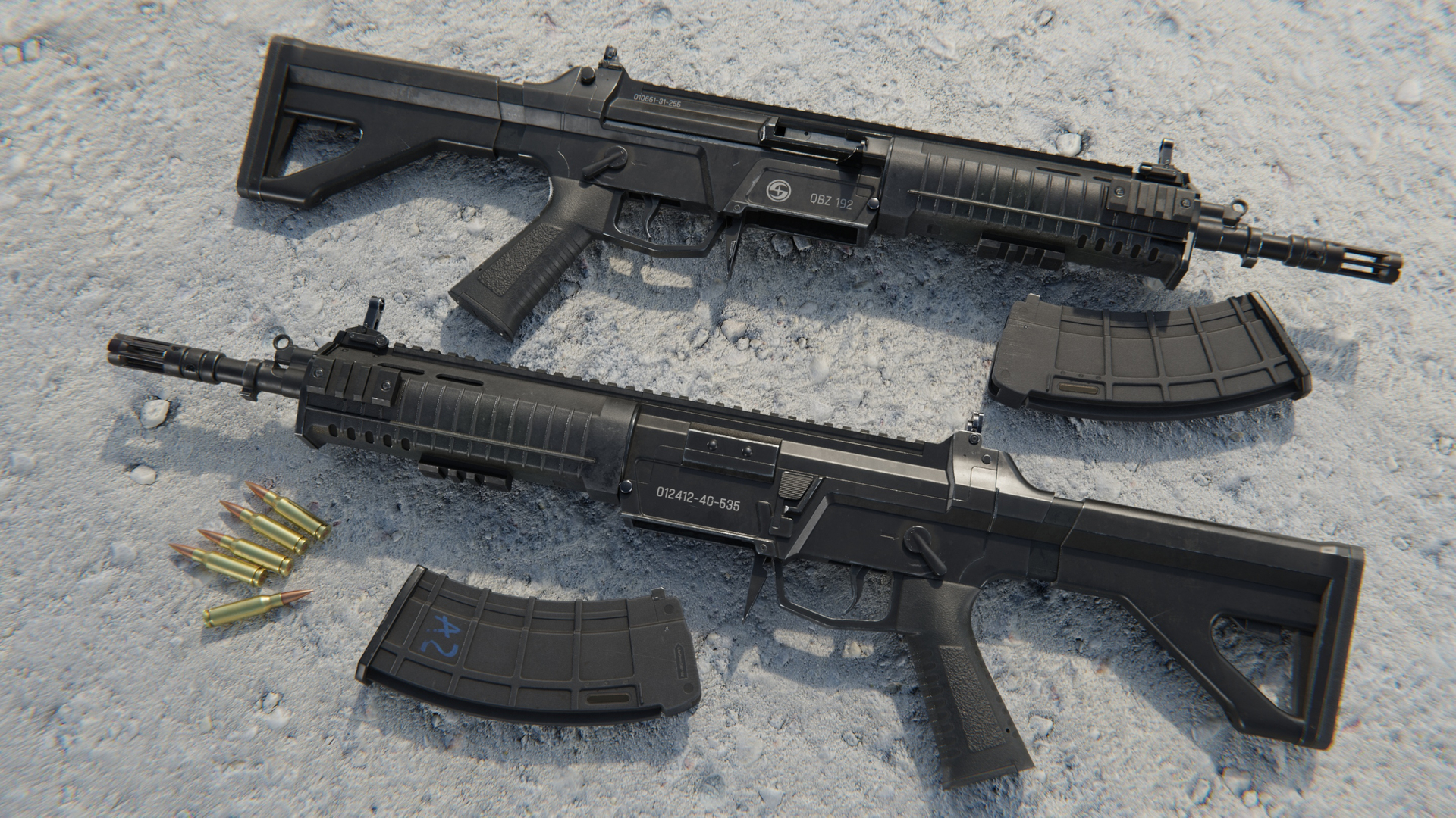 QBZ 192 191 中国突击步枪 lowpoly3D模型 - TurboSquid 2121195