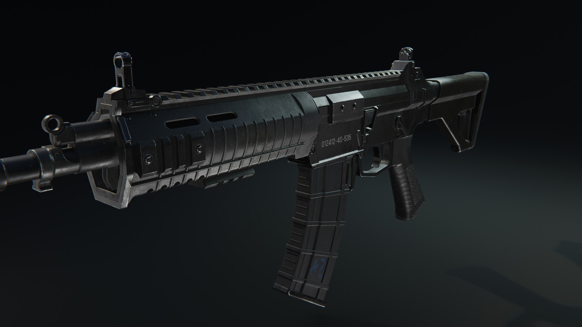 QBZ 192 191 Chinese Assault Rifle Lowpoly 3D Model - TurboSquid 2121195